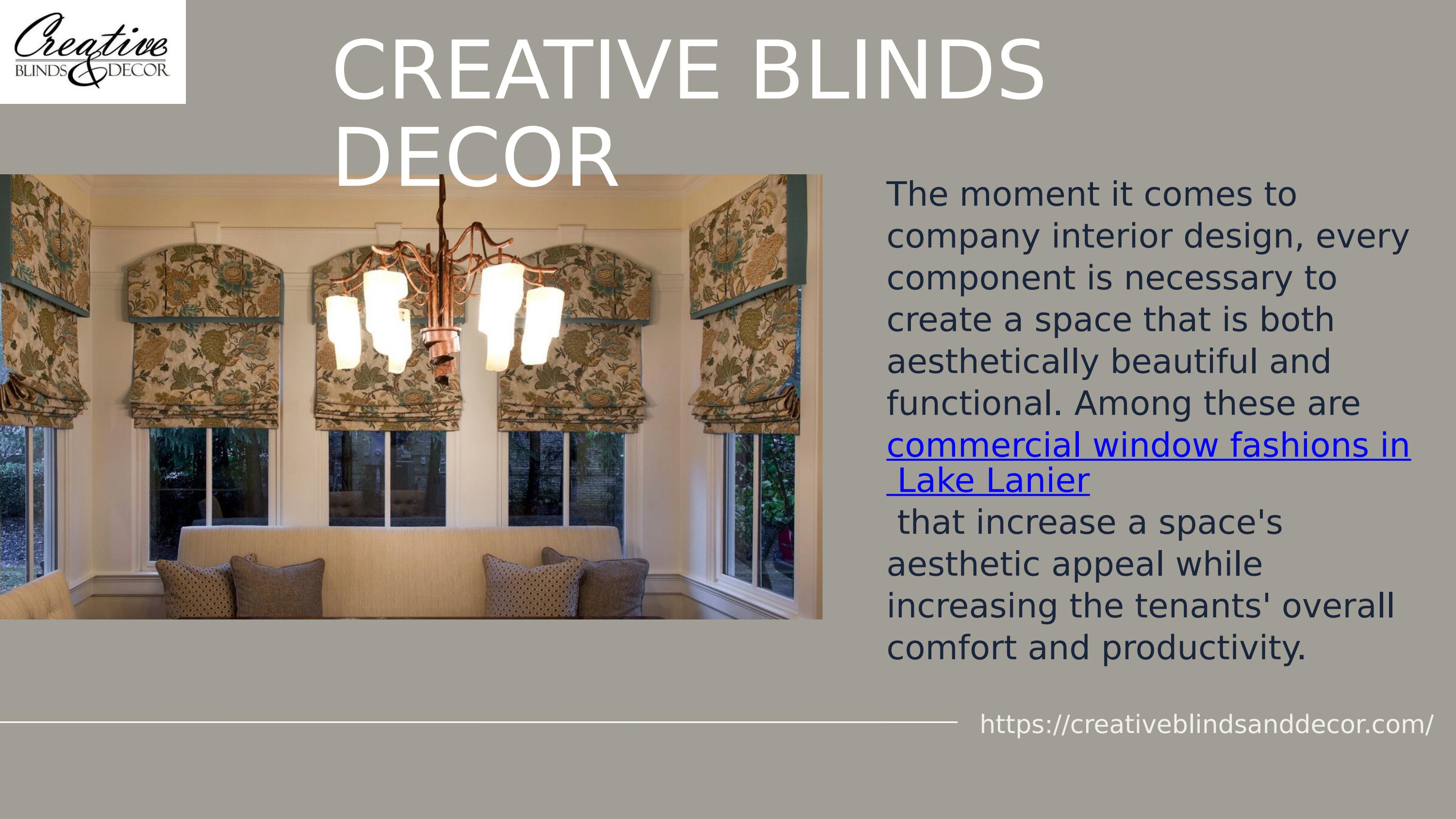 Beyond Blinds: Innovations in Commercial Window Fashion Solutions by ...