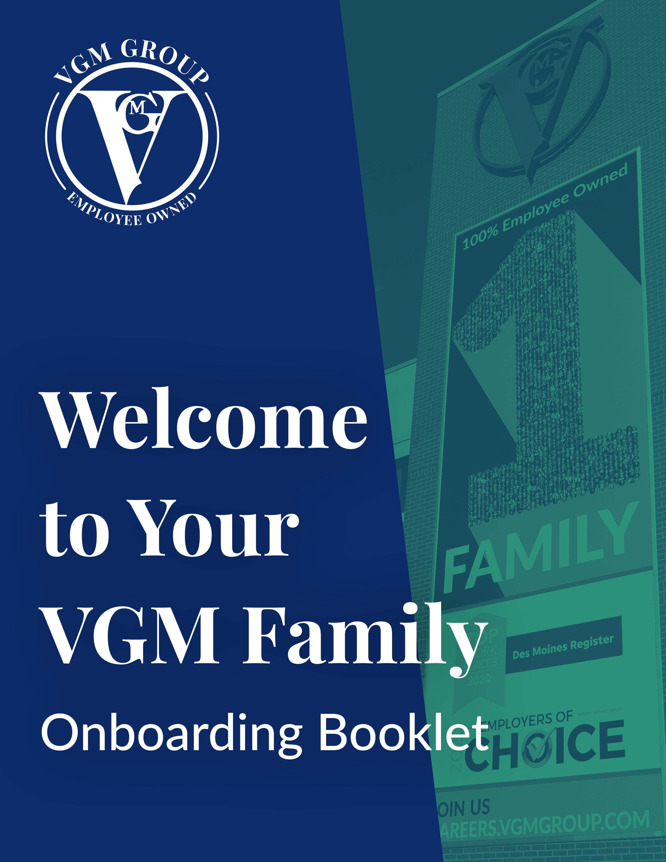 Welcome to Your VGM Family: Onboarding Booklet by VGM Group, Inc. - Issuu