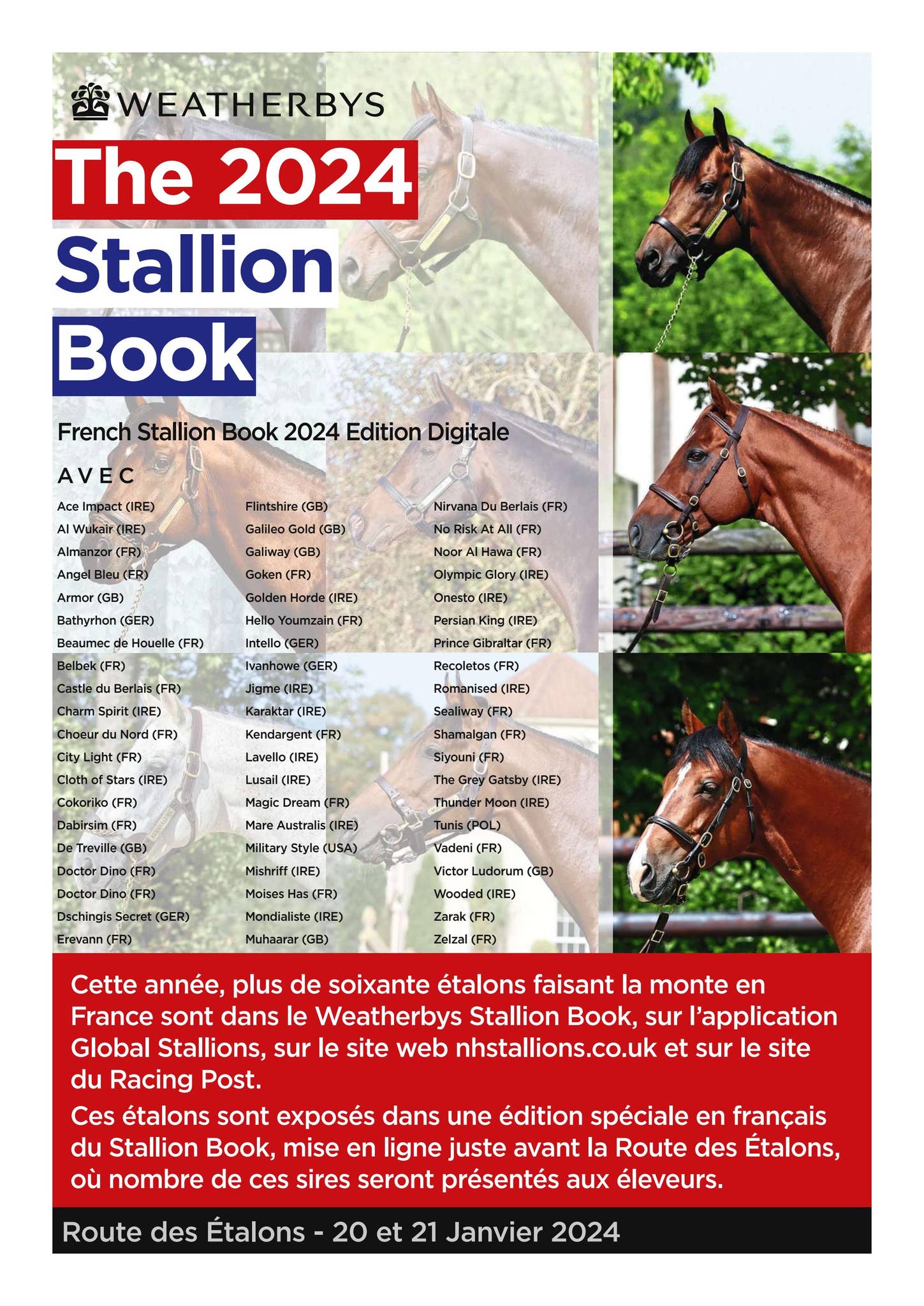 Weatherbys Stallion Book 2024 - French National Hunt Edition by ...