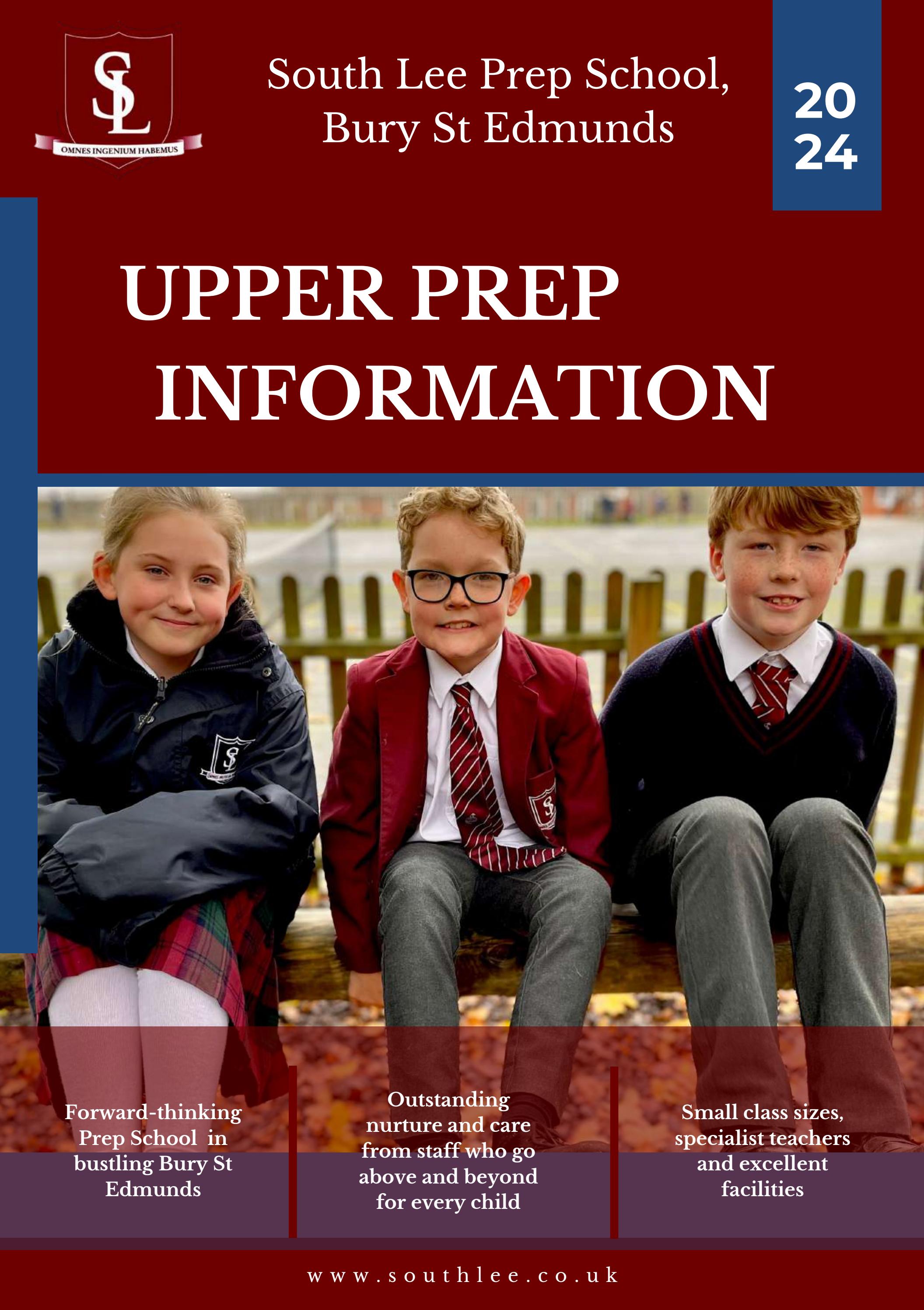 Upper Prep Information Booklet by southlee - Issuu