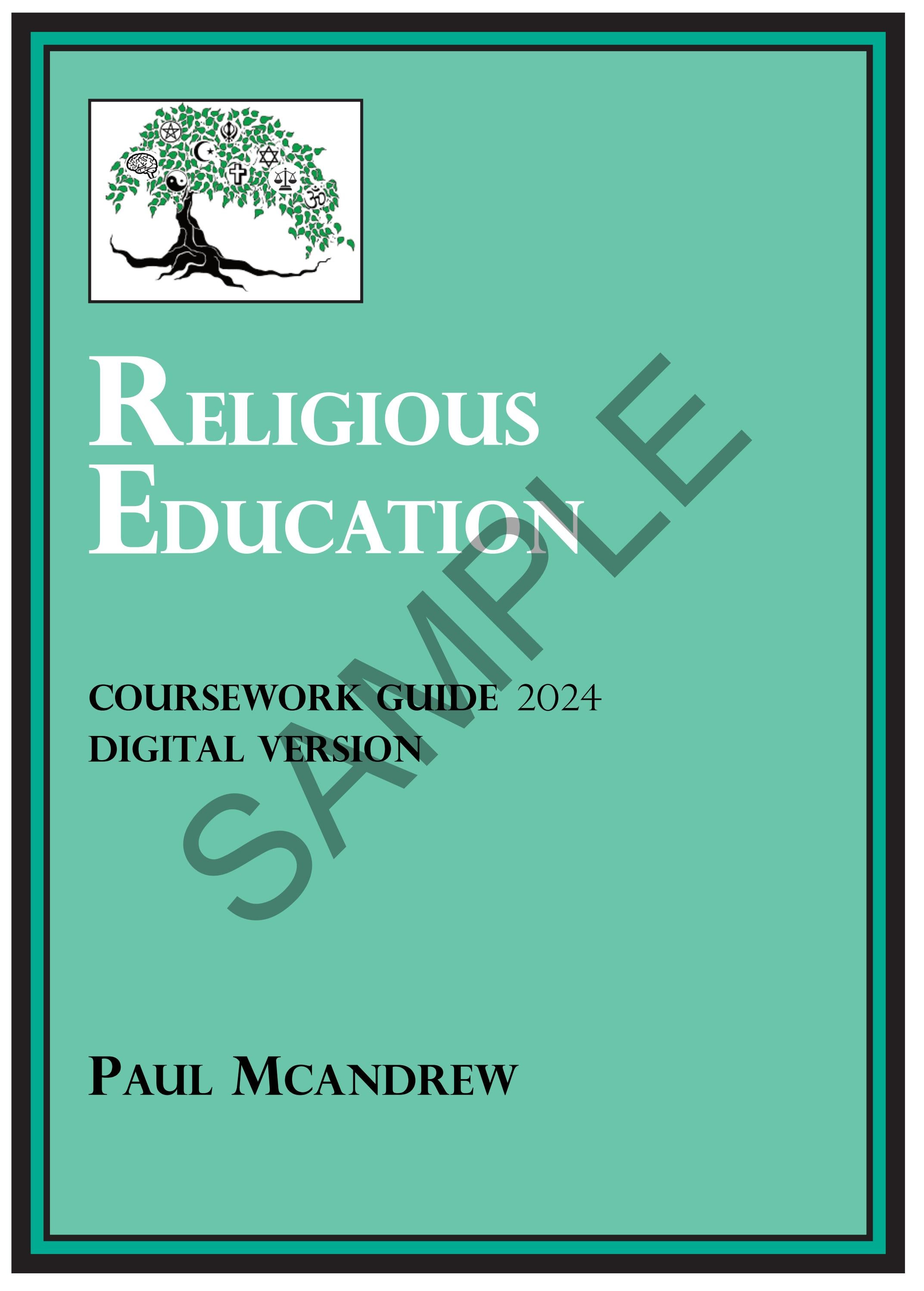 SAMPLE - Religious Education Coursework Guide 2024 by The Examcraft ...
