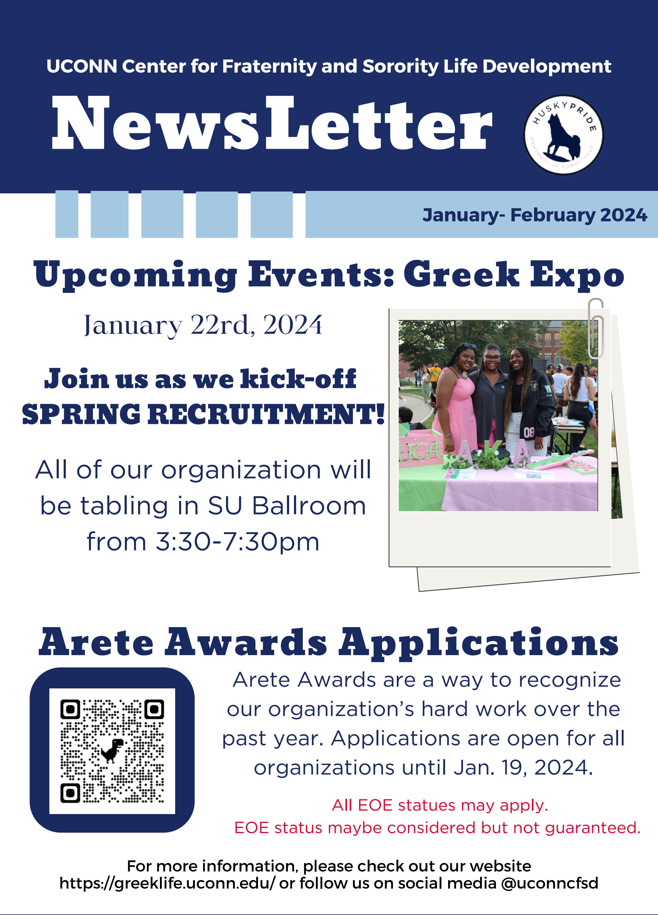 Jan-Feb 2024 Newsletter by UConn | Center for Fraternity & Sorority ...