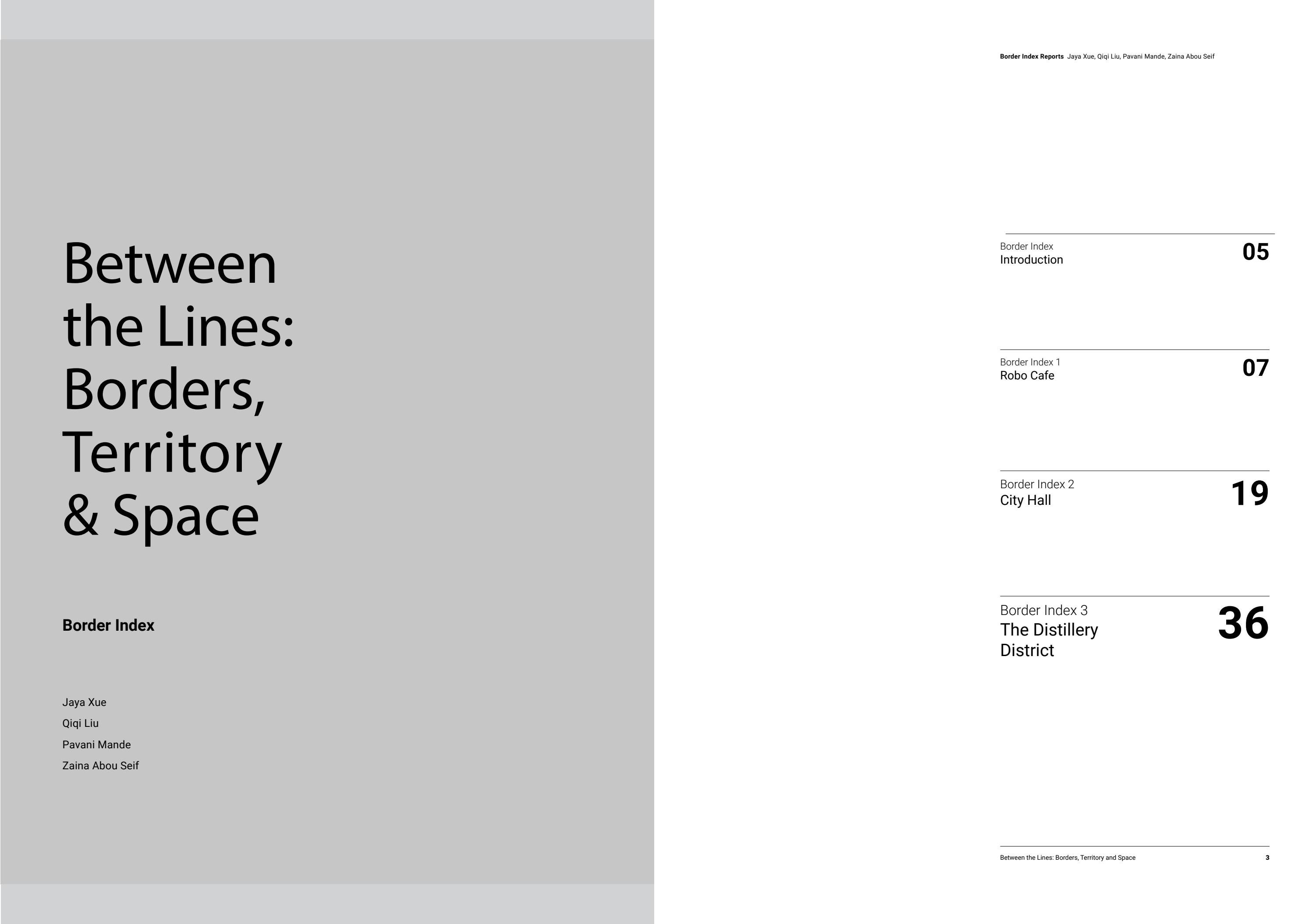 Between the Lines: Borders, Territory & Space by Pavani Mande - Issuu