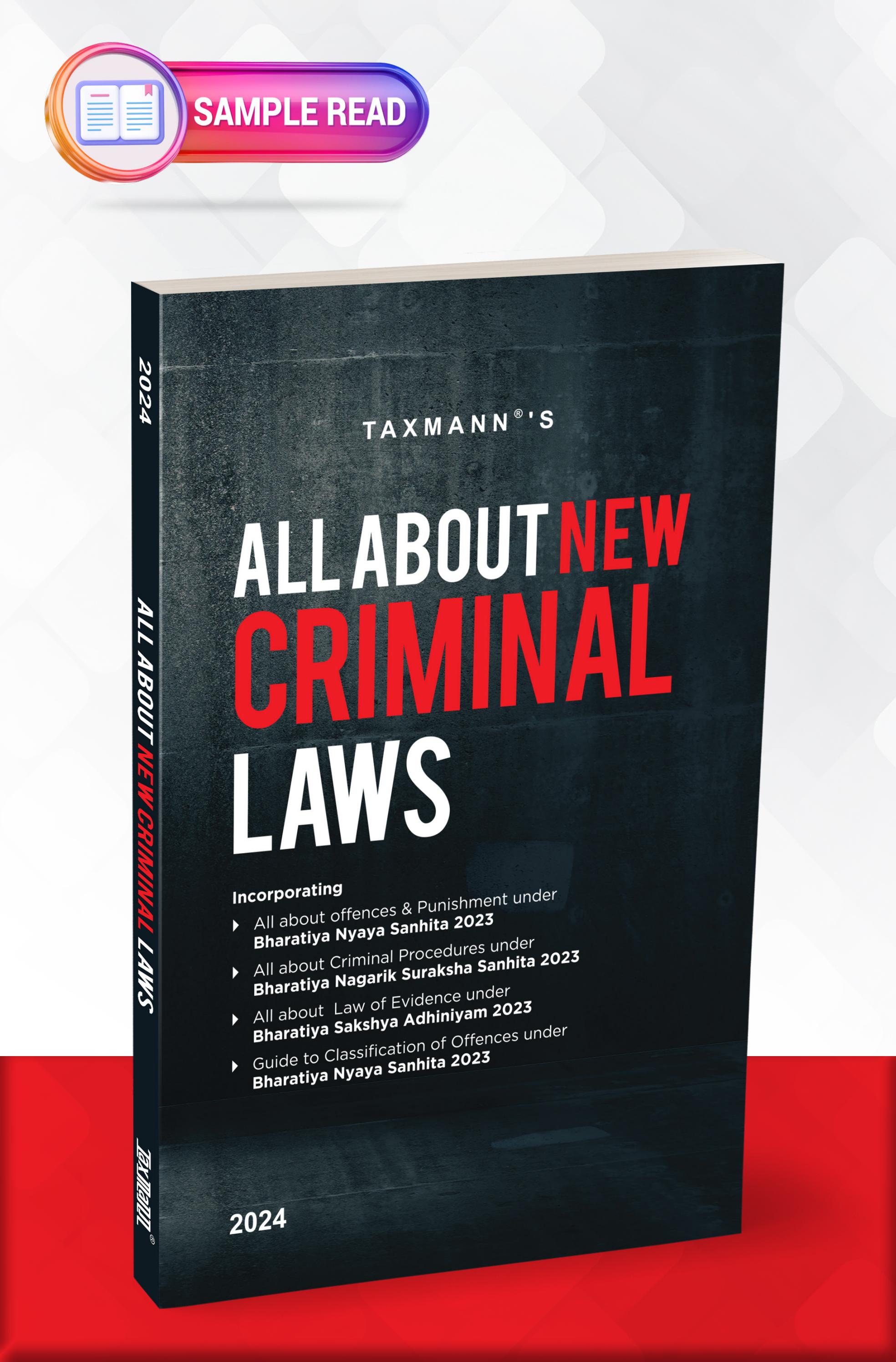 Taxmann's All About New Criminal Laws by Taxmann - Issuu