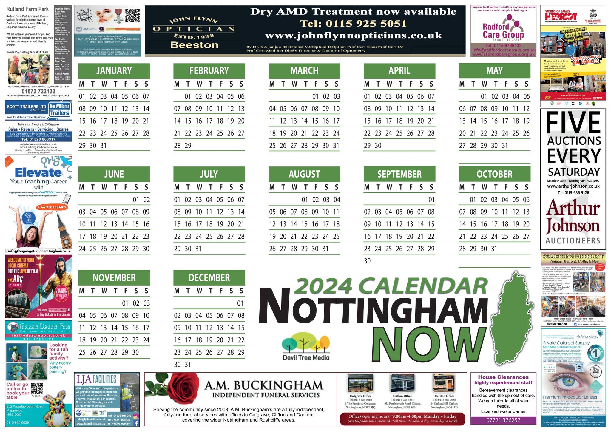 Nottingham Now 2024 Wall Calendar by Devil Tree Media - Issuu