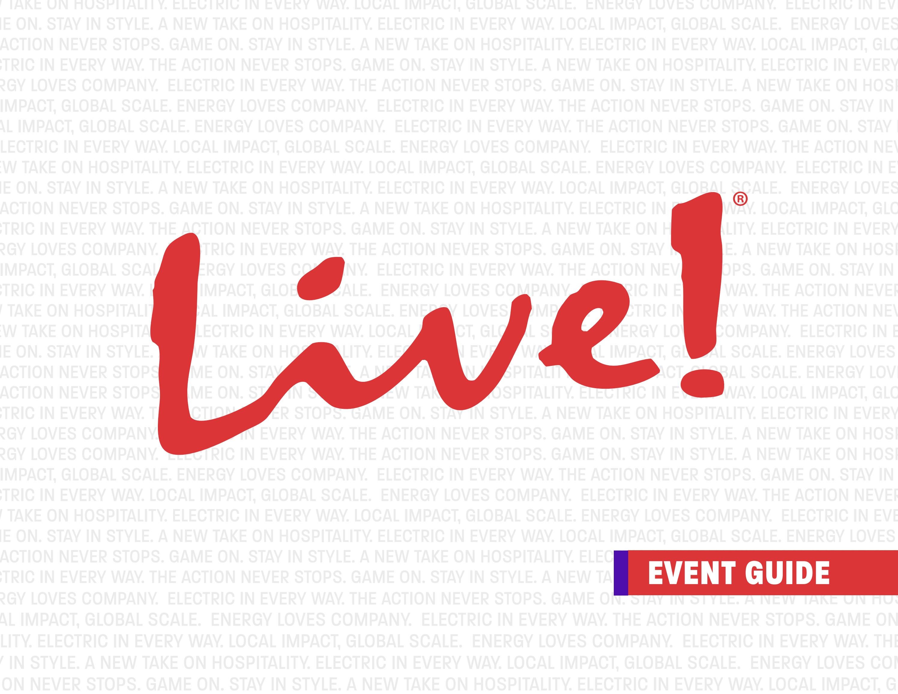 Live! at the Pointe Orlando Event Guide by Live! Hospitality ...