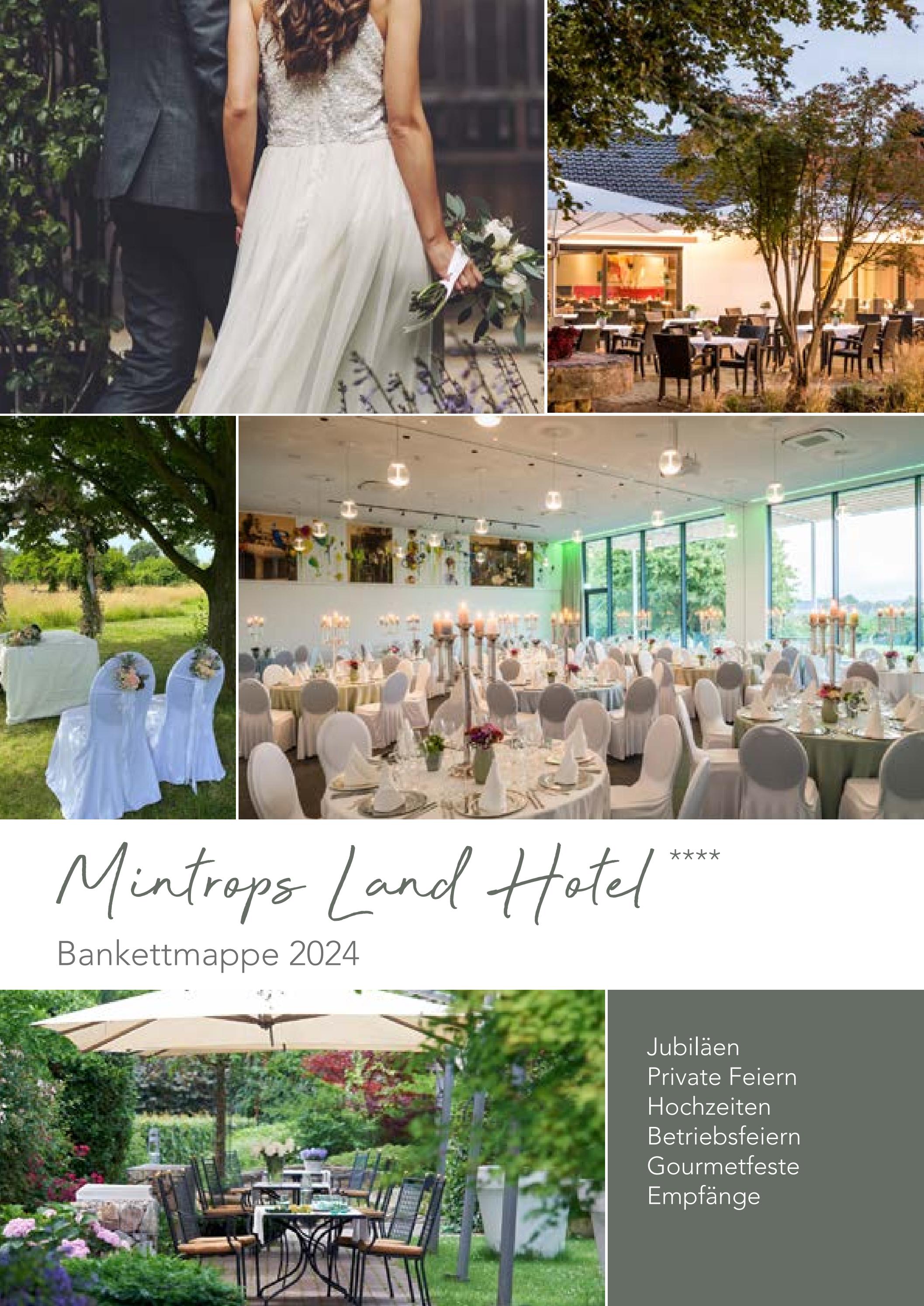 Bankettmappe 2024 Mintrops Land Hotel by Mintrop Hotels - Issuu