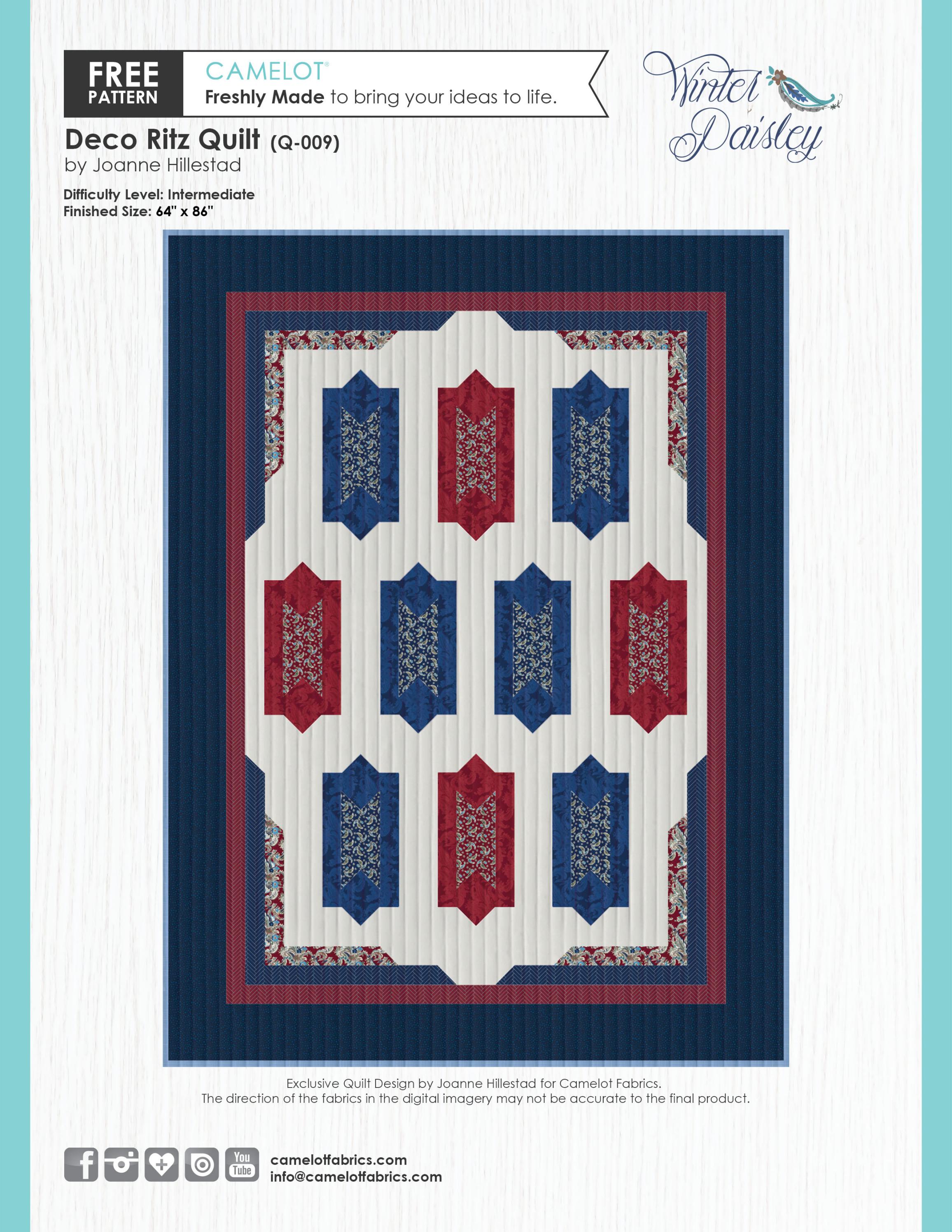 Winter Paisley - Deco Ritz Quilt by EE Schenck Company - Issuu