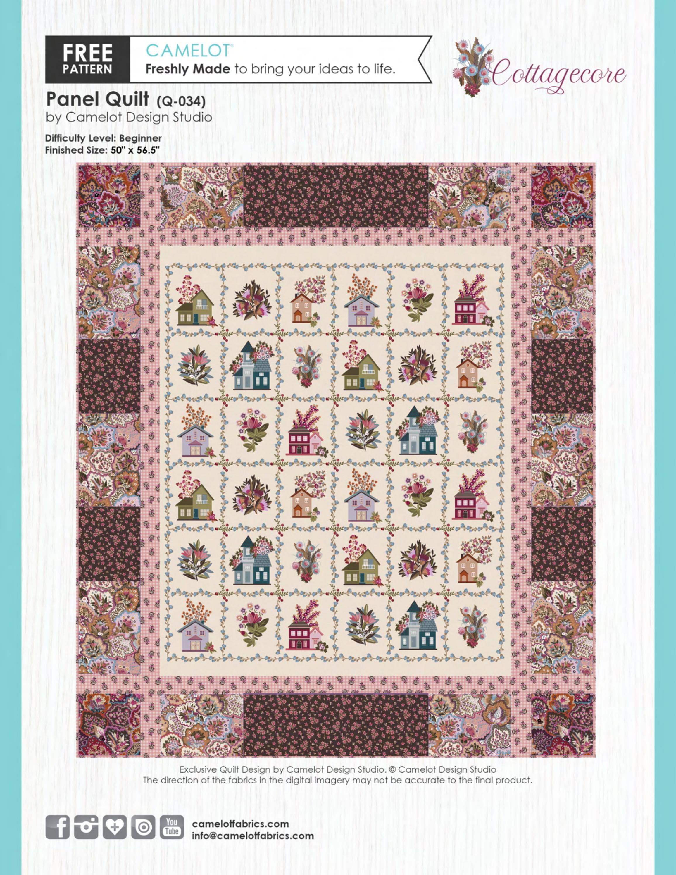 Cottagecore - Panel Quilt by EE Schenck Company - Issuu