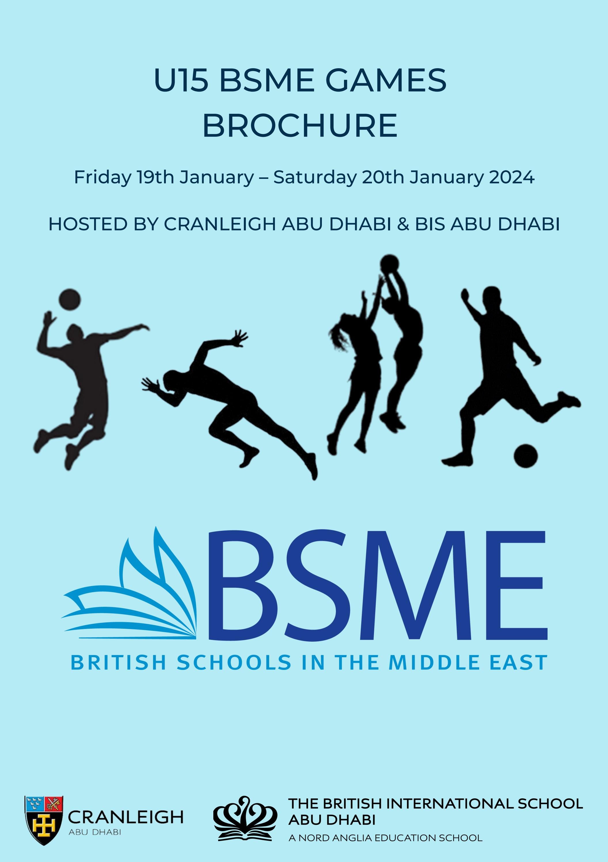 U15 BSME Games Brochure January 2024 by BIS_Abu_Dhabi - Issuu