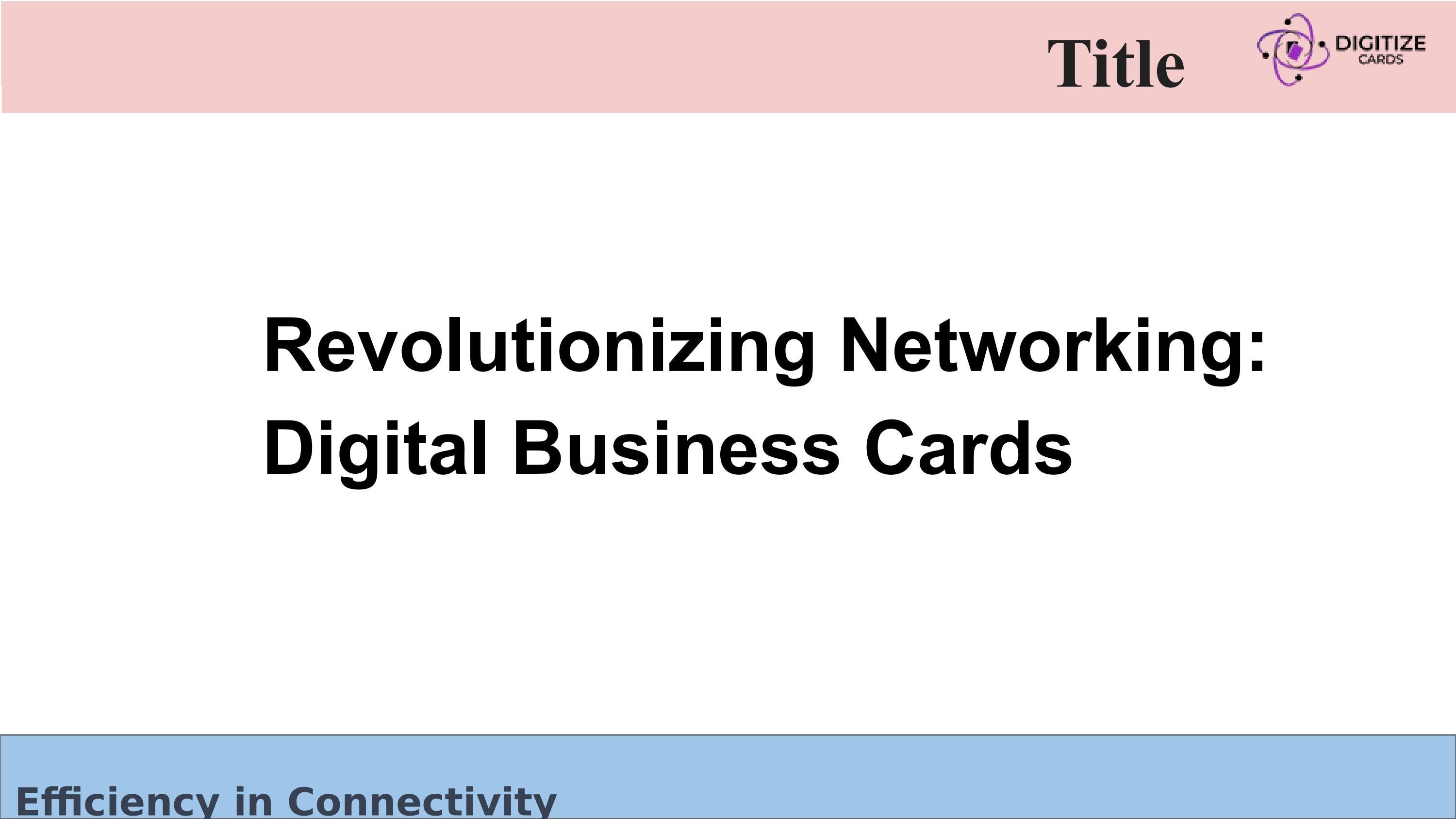 Digital Business Cards by Digitize Card - Issuu