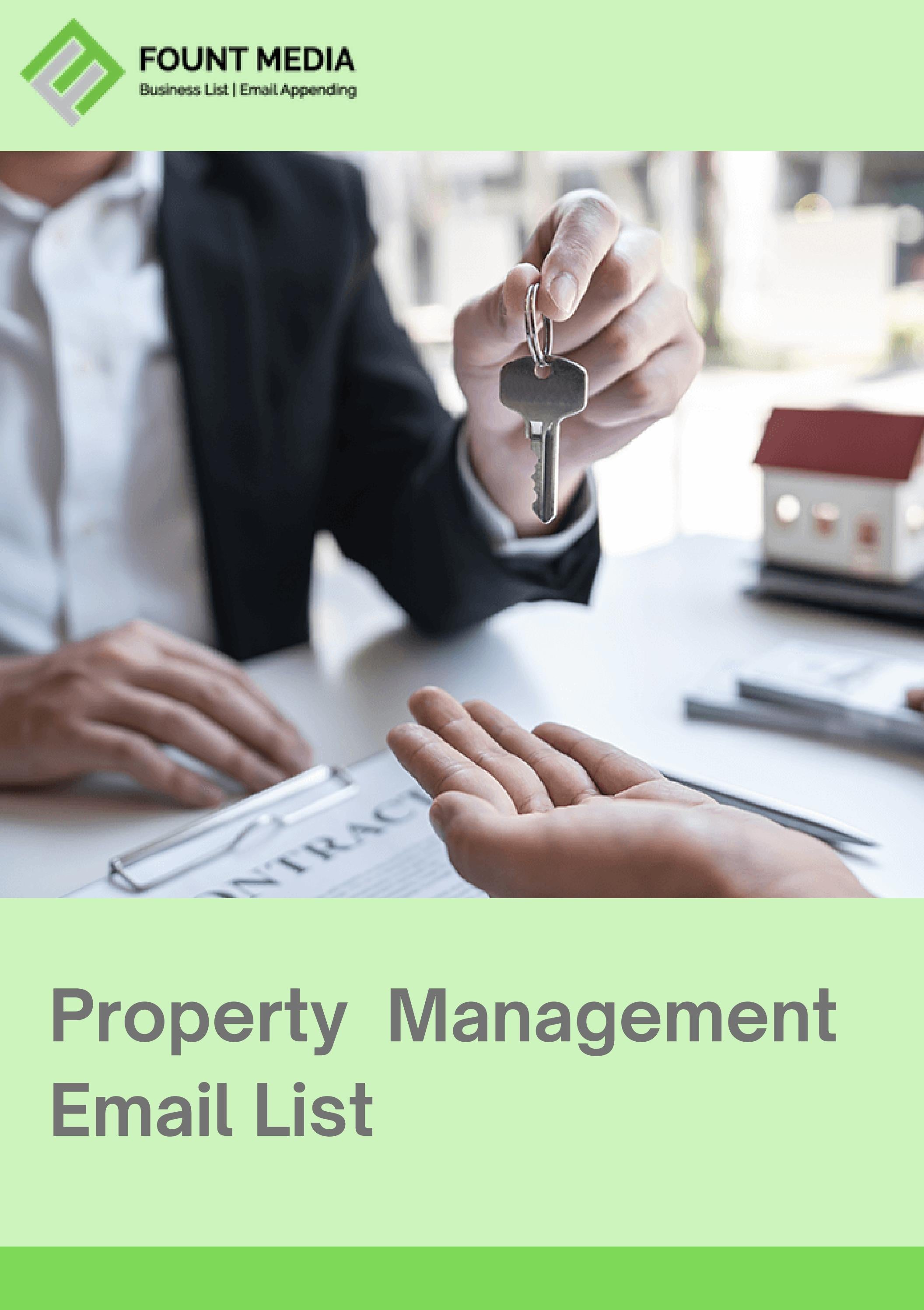 Property Management Email List | Property Managers Contact List by ...