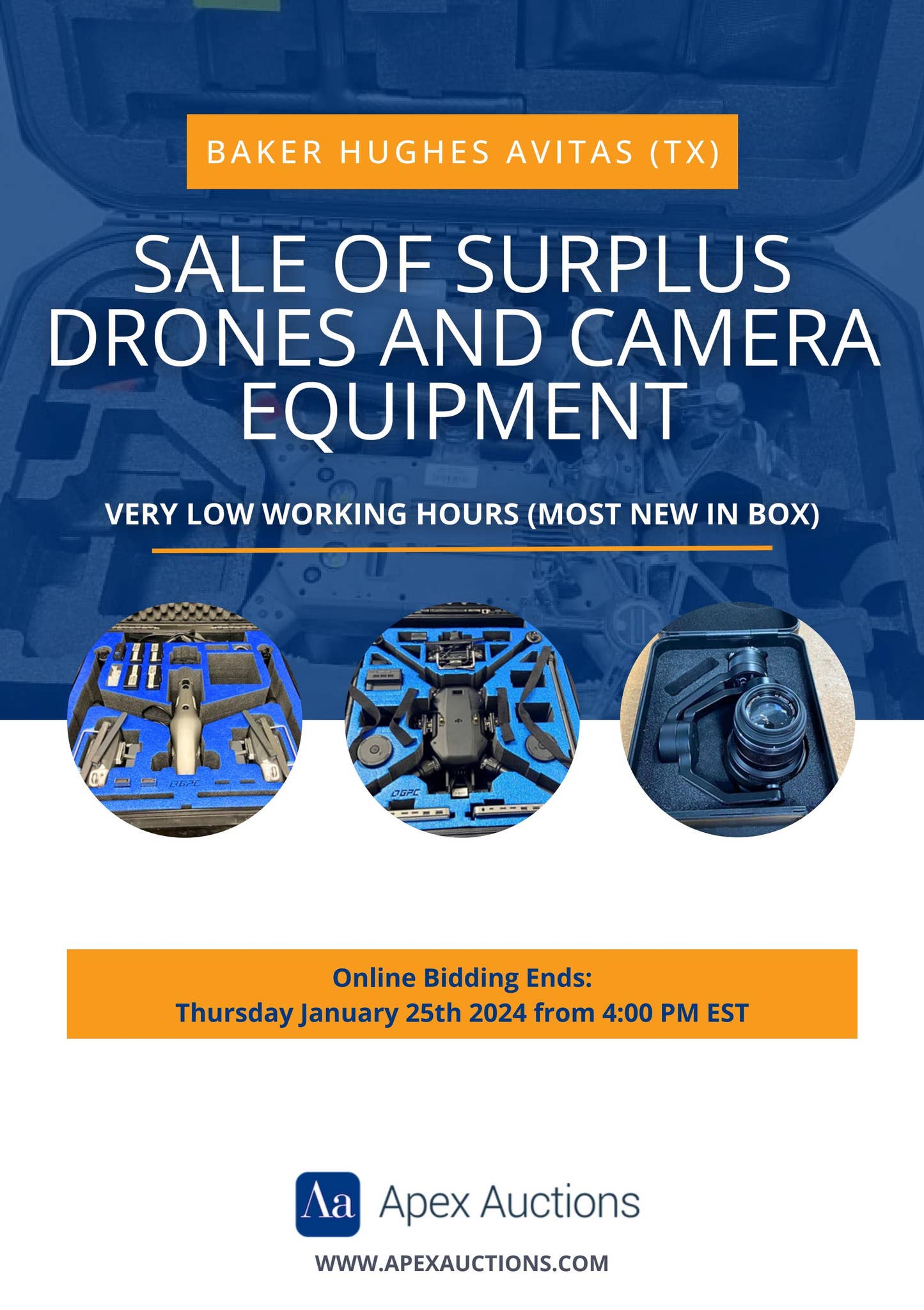 Baker Hughes Avitas (TX) - Sale of Surplus Drones & Camera Equipment by ekubacka - Issuu