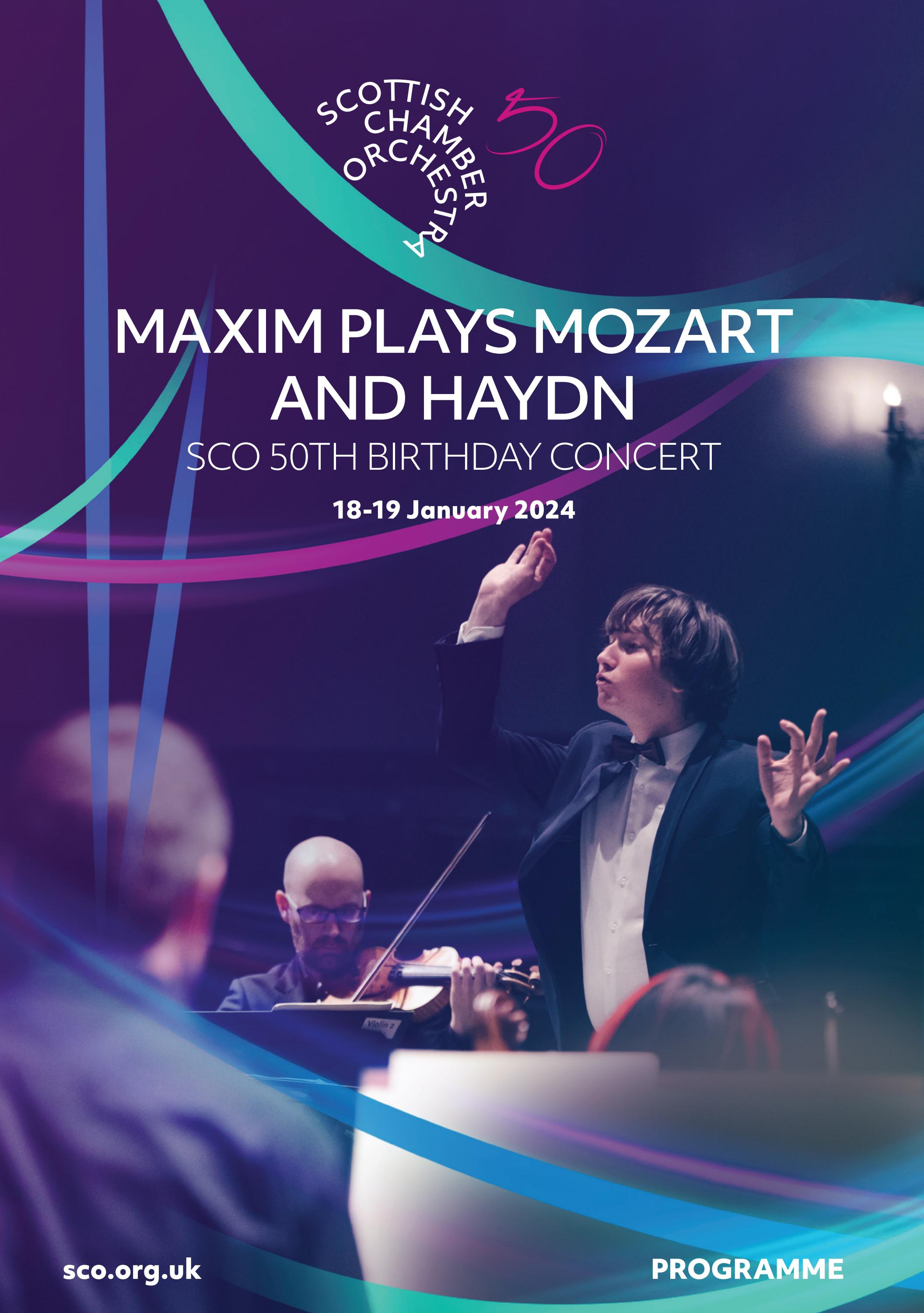 Maxim plays Mozart and Haydn – Season 23 | 24 – Programme note – SCO ...