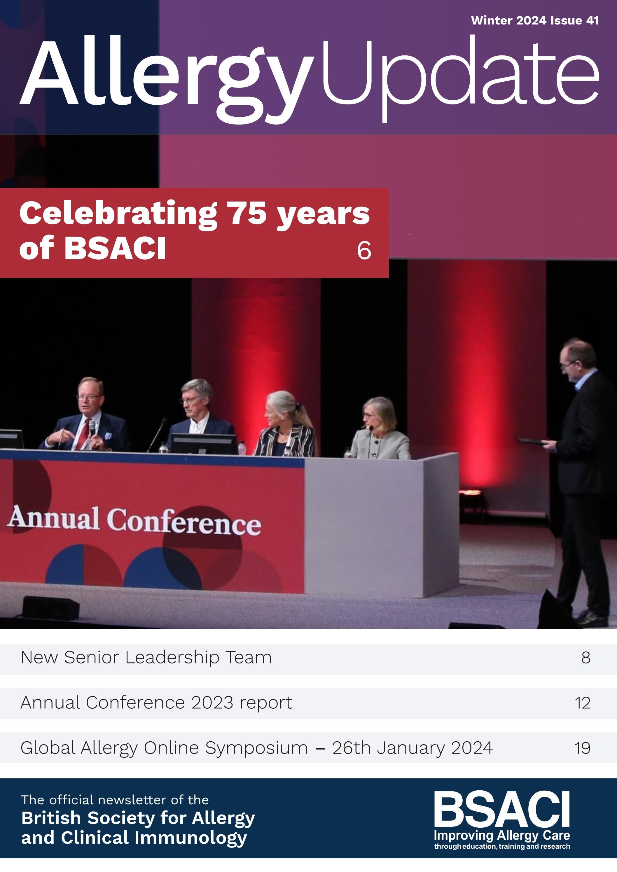 Issue 41 by BSACI_Allergy_Update - Issuu