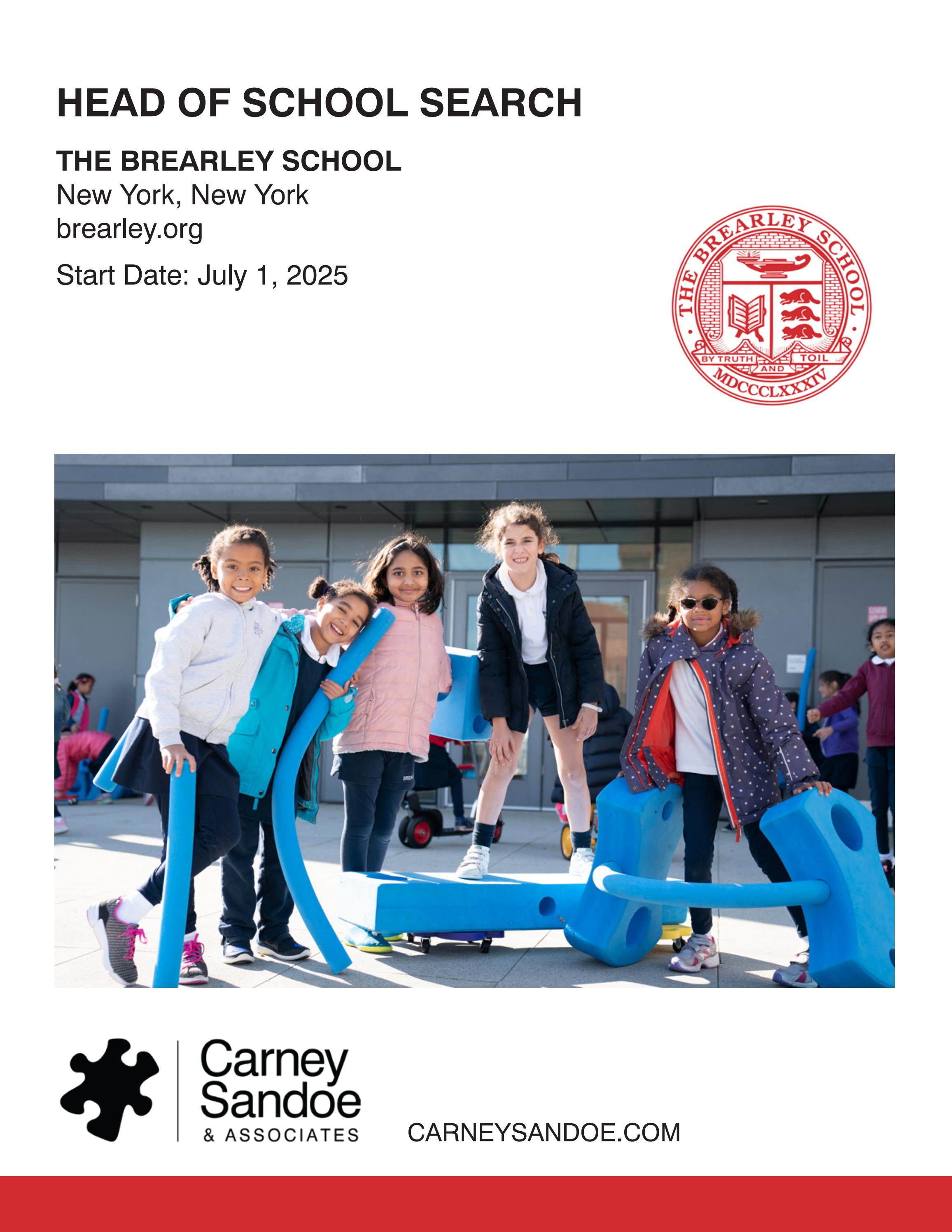 HOS Search TEST by The Brearley School - Issuu