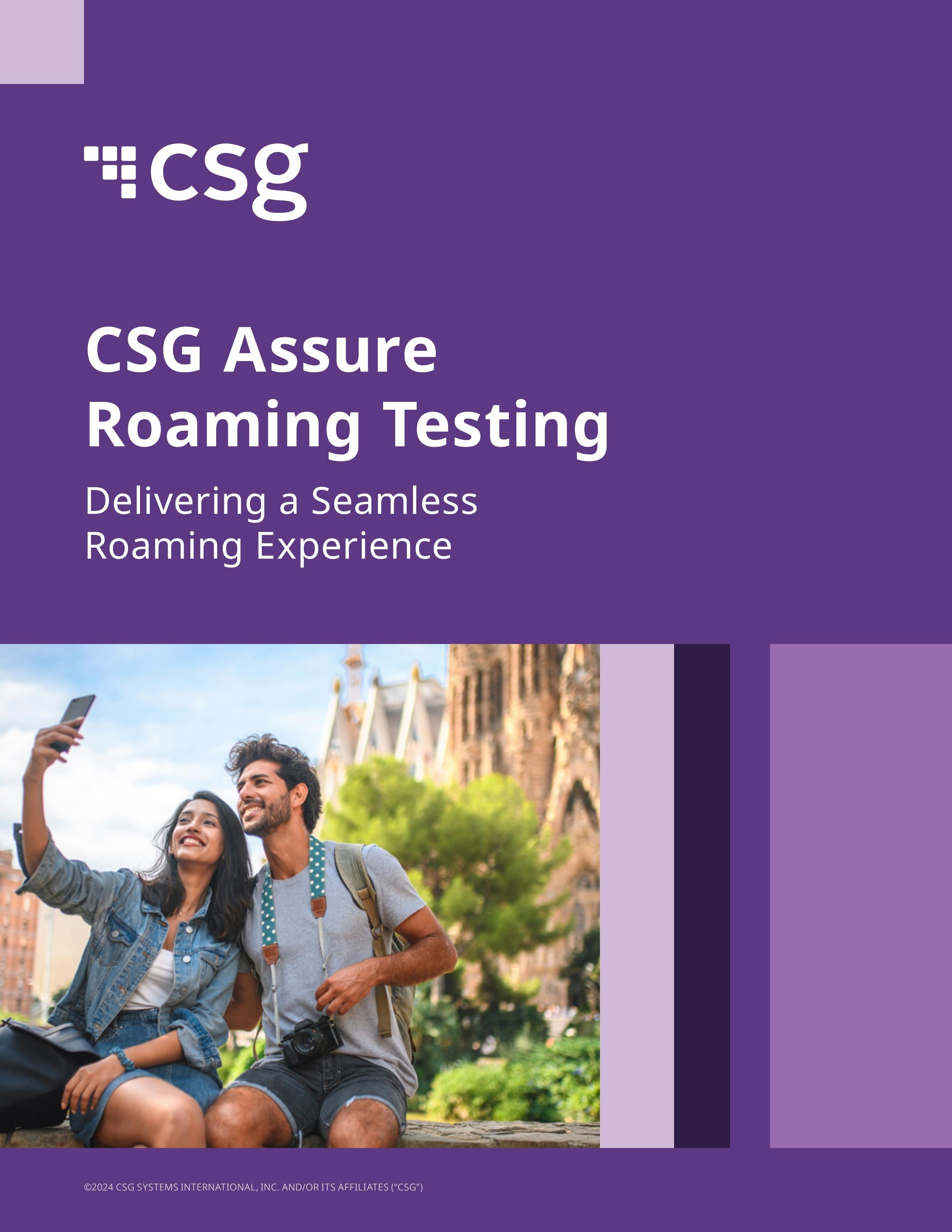 CSG Assure Roaming Testing Whitepaper by CSG Systems - Issuu