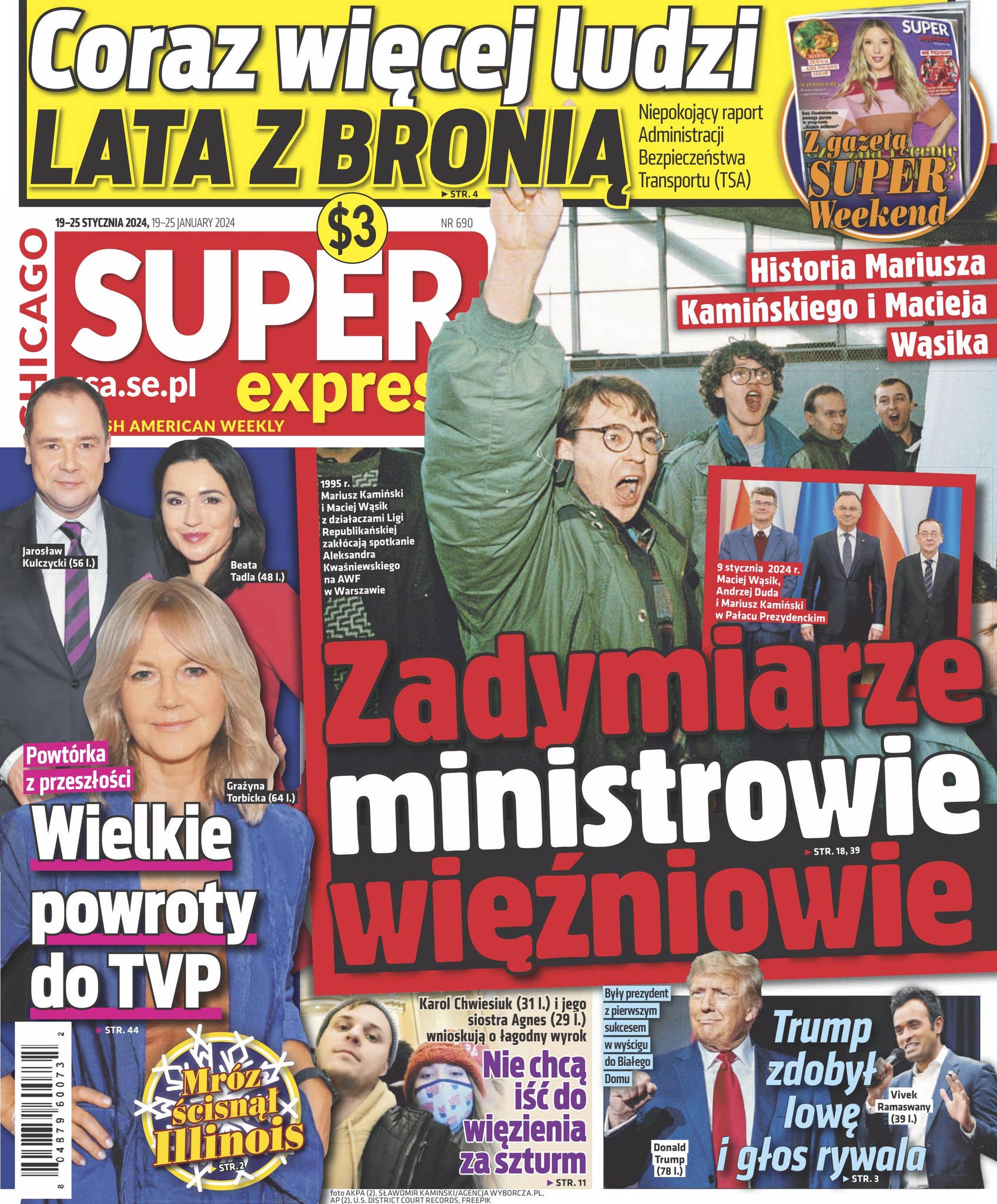 Super Express Chicago 2024.01.19 Tygodnik dla Polonii , wiadomości, ogłoszenia. by Super Express ...