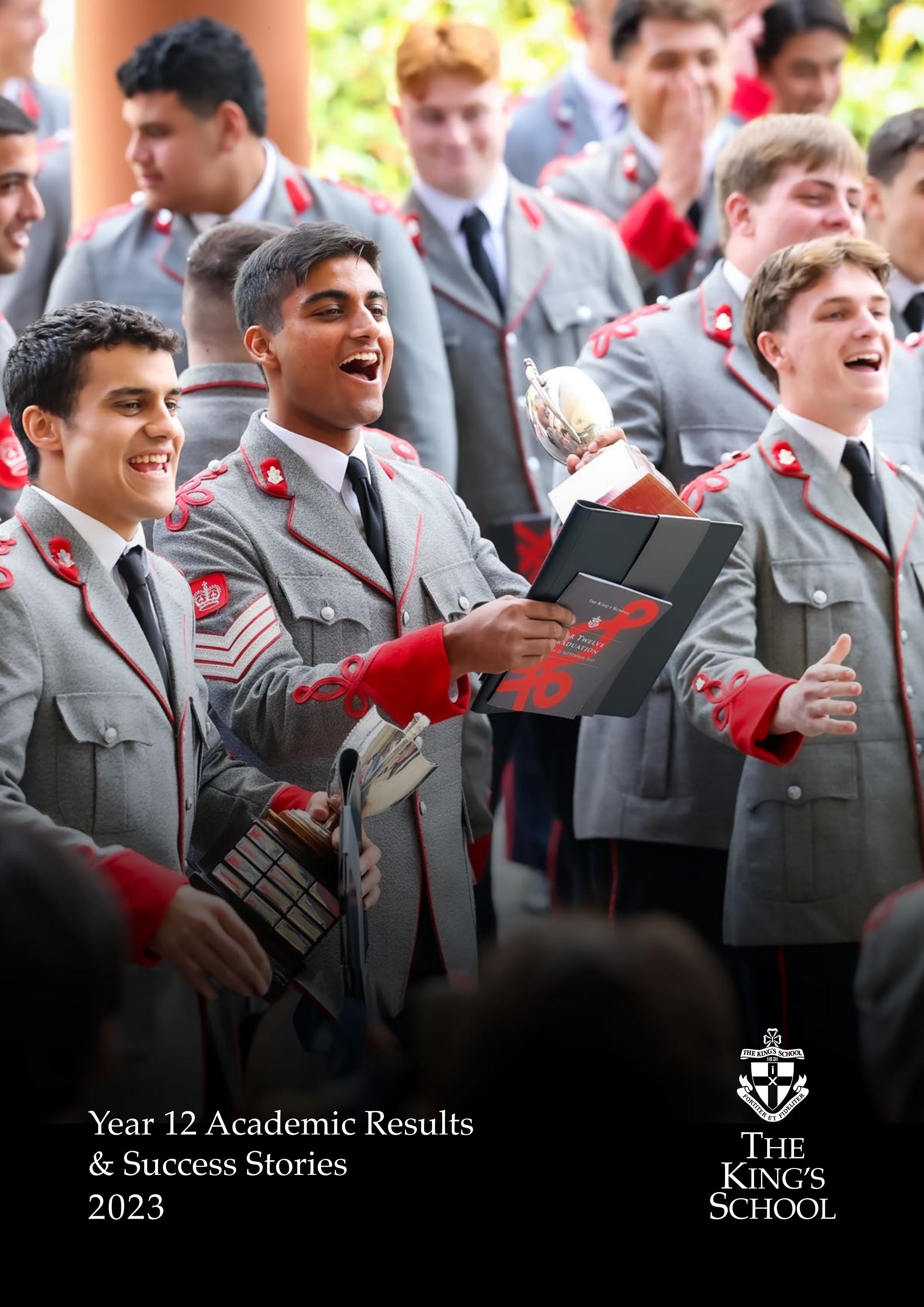 Year 12 Academic Results and Success Stories 2023 by thekingsschool ...