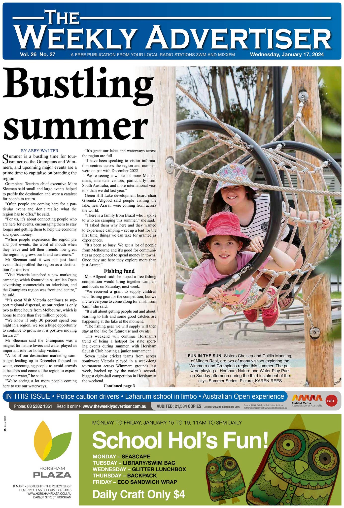The Weekly Advertiser – Wednesday, January 17, 2024 by The Weekly ...
