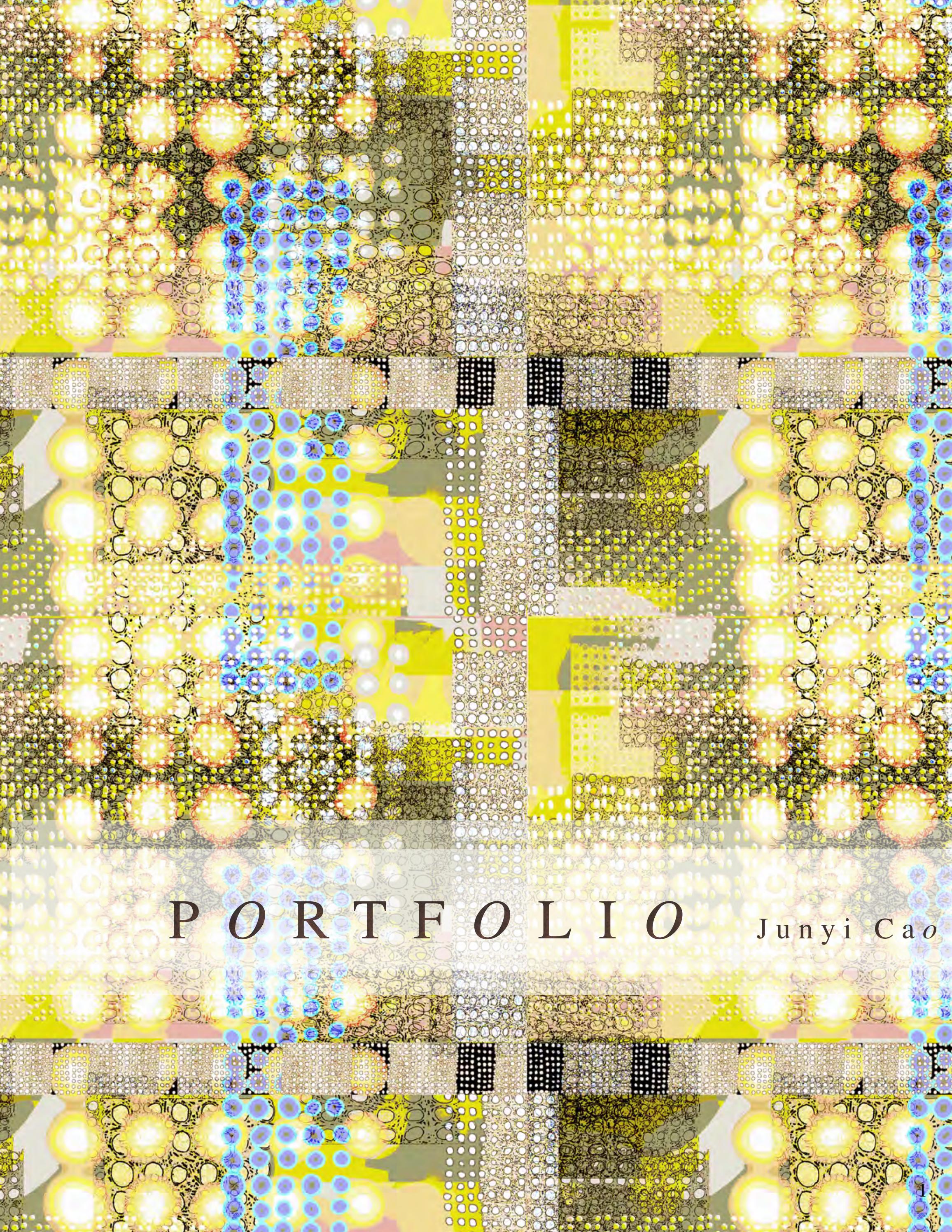 Textiles portfolio Junyi Cao by junyi cao - Issuu