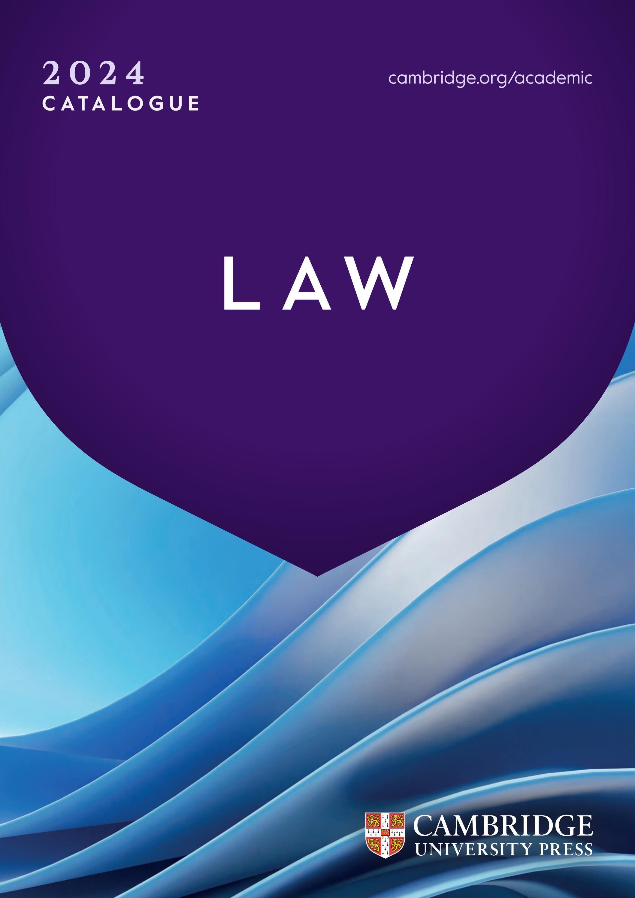 Law catalogue - 2024 by Cambridge University Press, Asia - Issuu