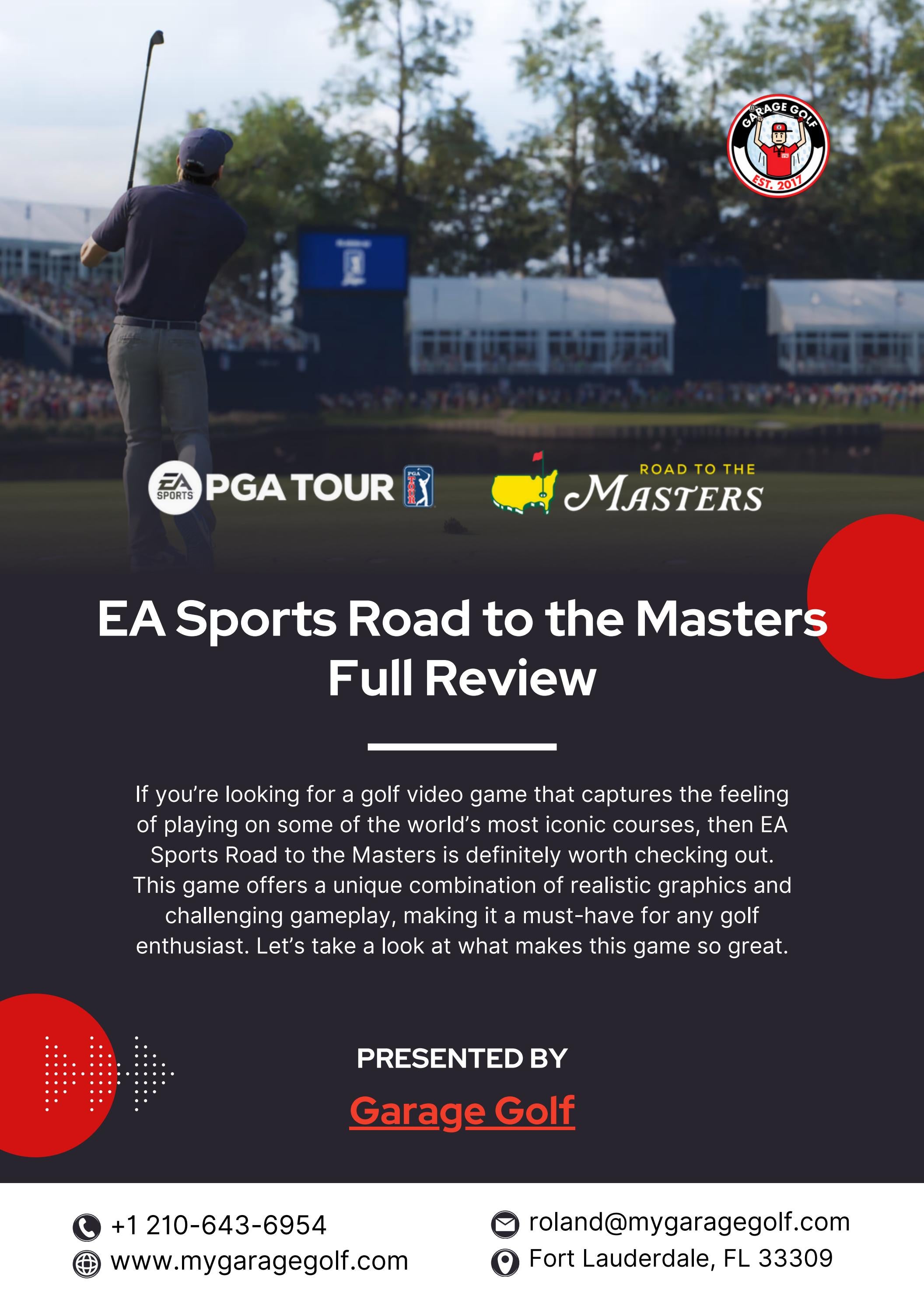EA Sports Road to the Masters Full Review by My Garage Golf - Issuu