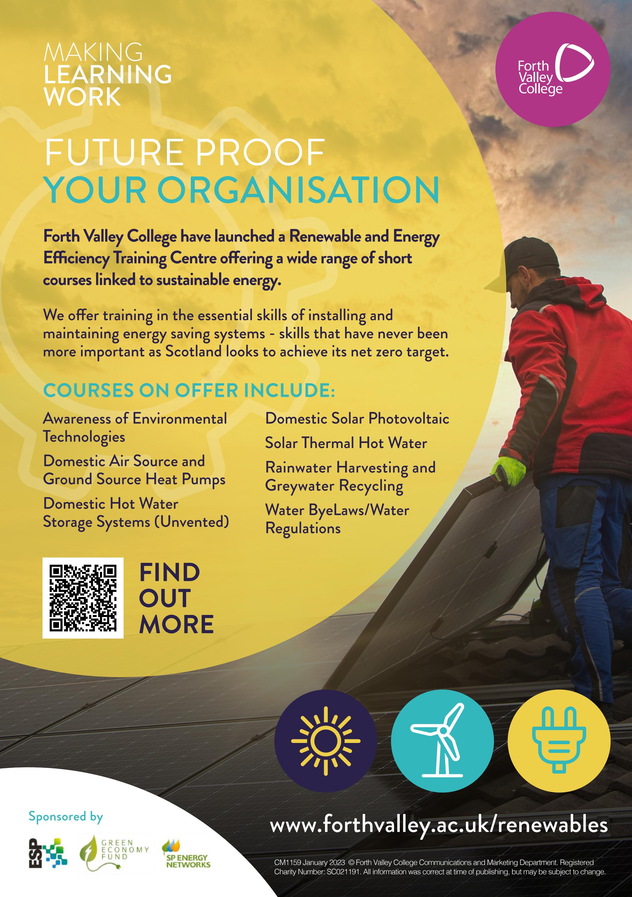 Renewable Flyer by Forth Valley College - Issuu