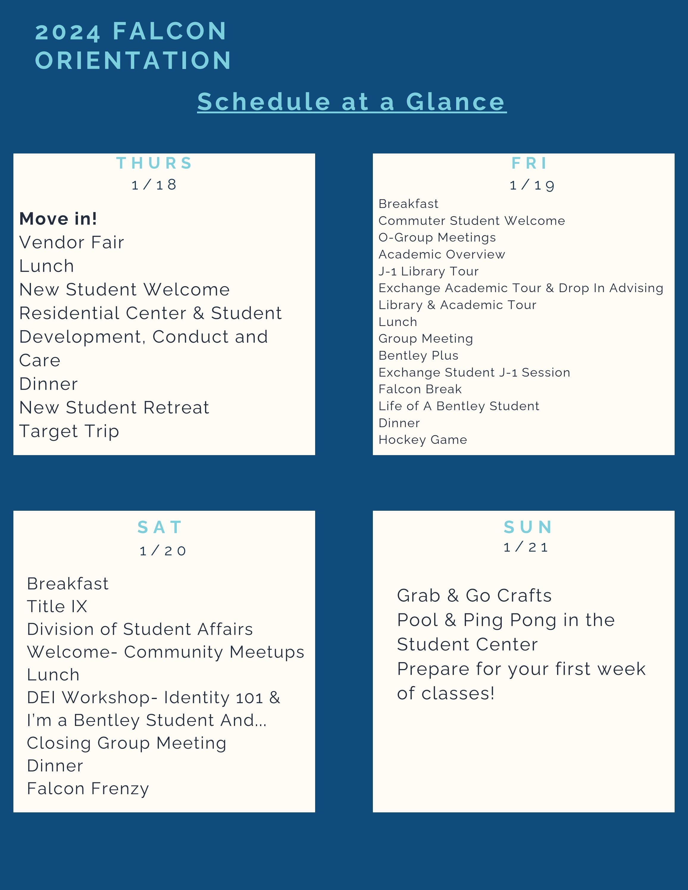 January Orientation 2024 by Bentley University New Student Programs & Orientation - Issuu