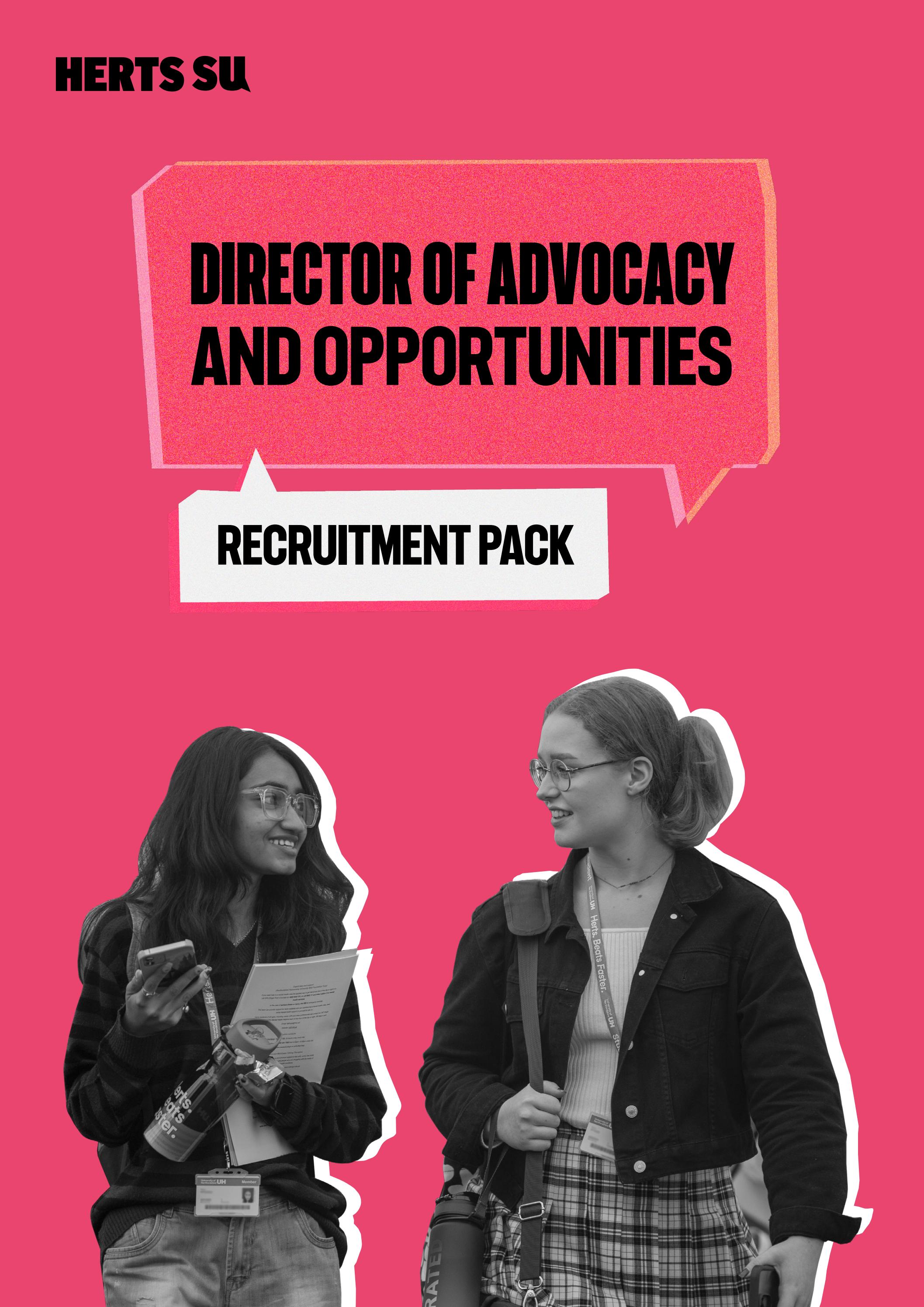 Director of Advocacy and Opportunities - Recruitment Pack (January 2024 ...