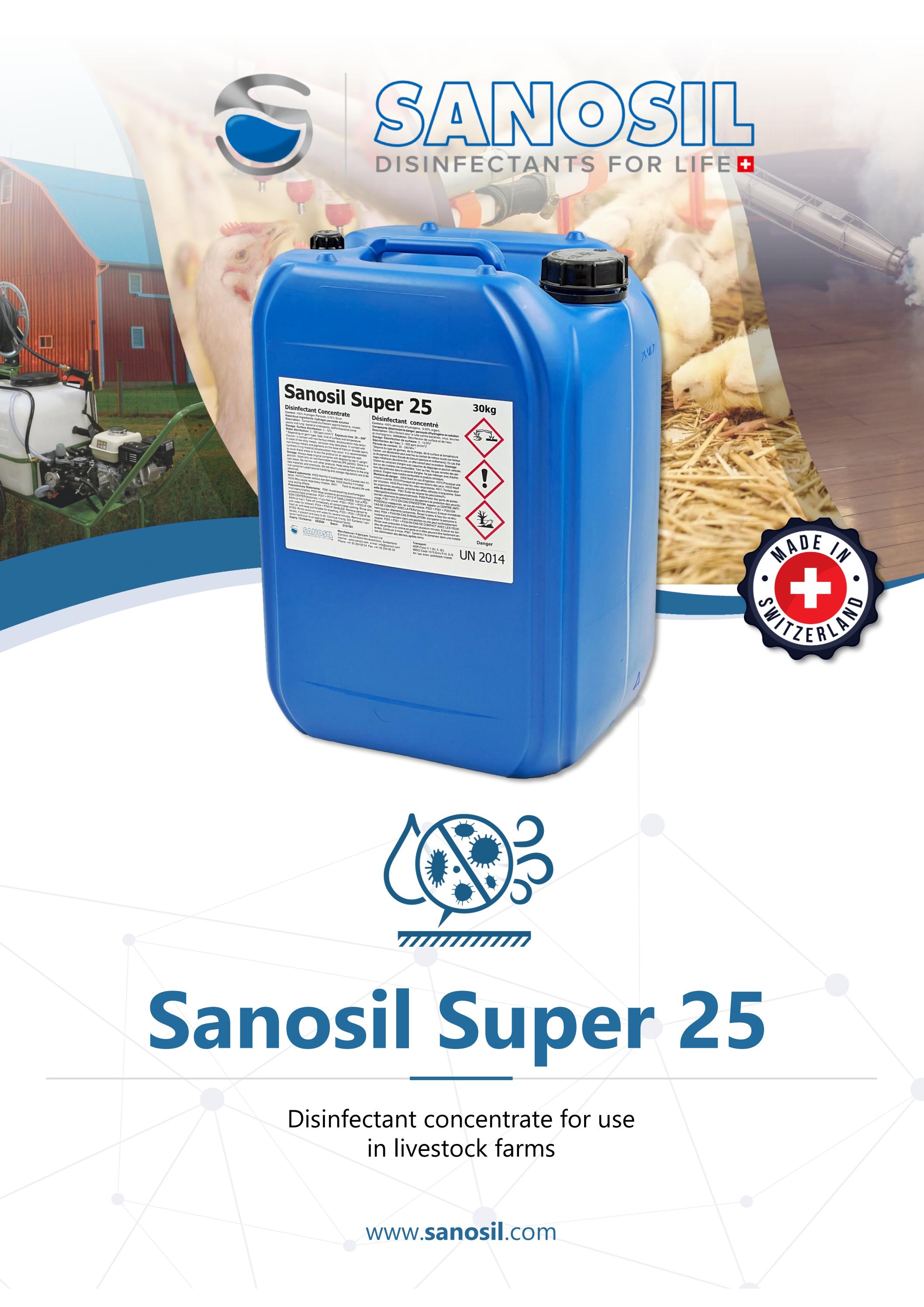 Sanosil Super 25 Disinfectant for Animal Farms - EN by Sanosil - Issuu