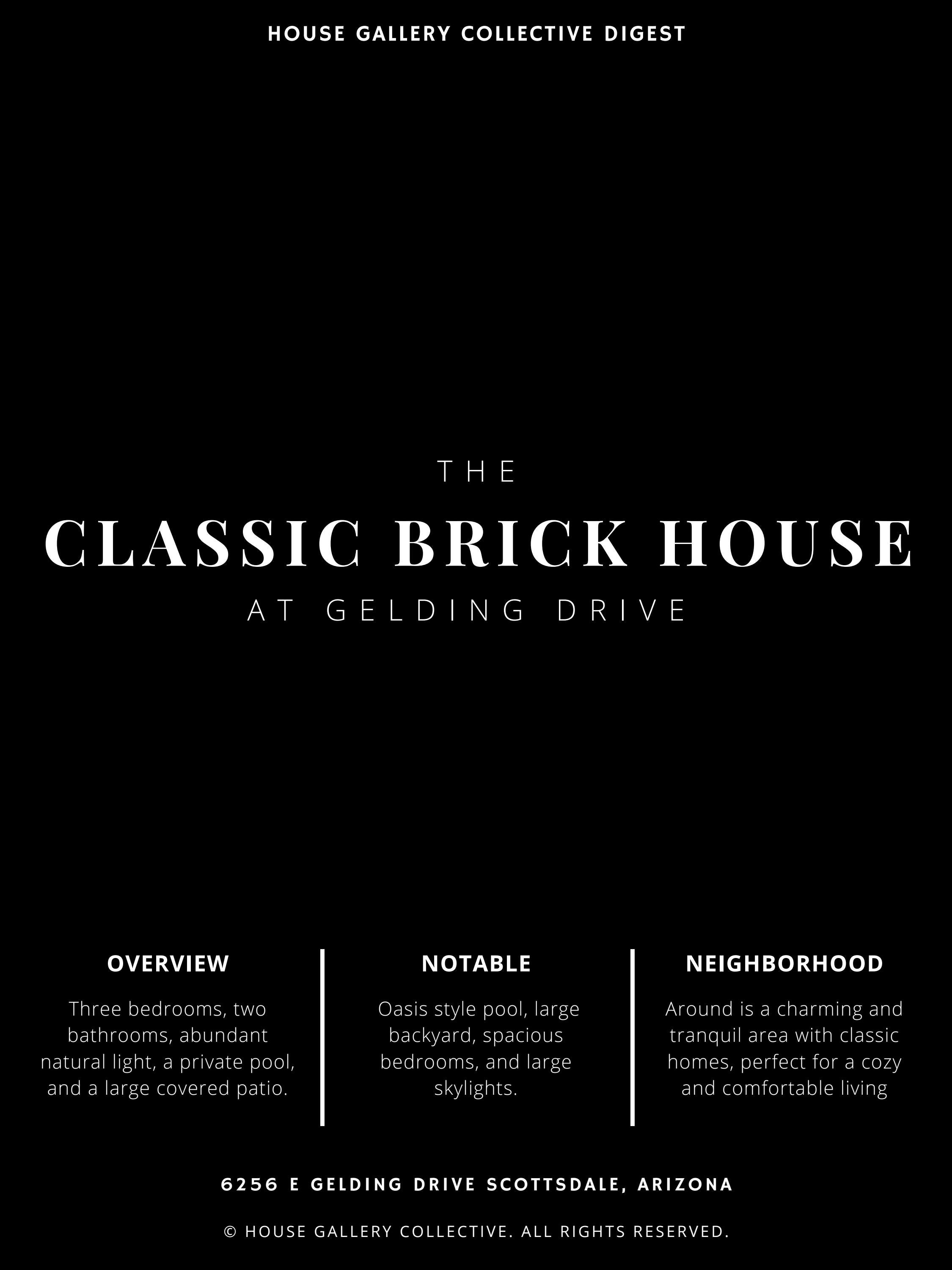 THE CLASSIC BRICK HOUSE by HOUSE GALLERY COLLECTIVE - Issuu