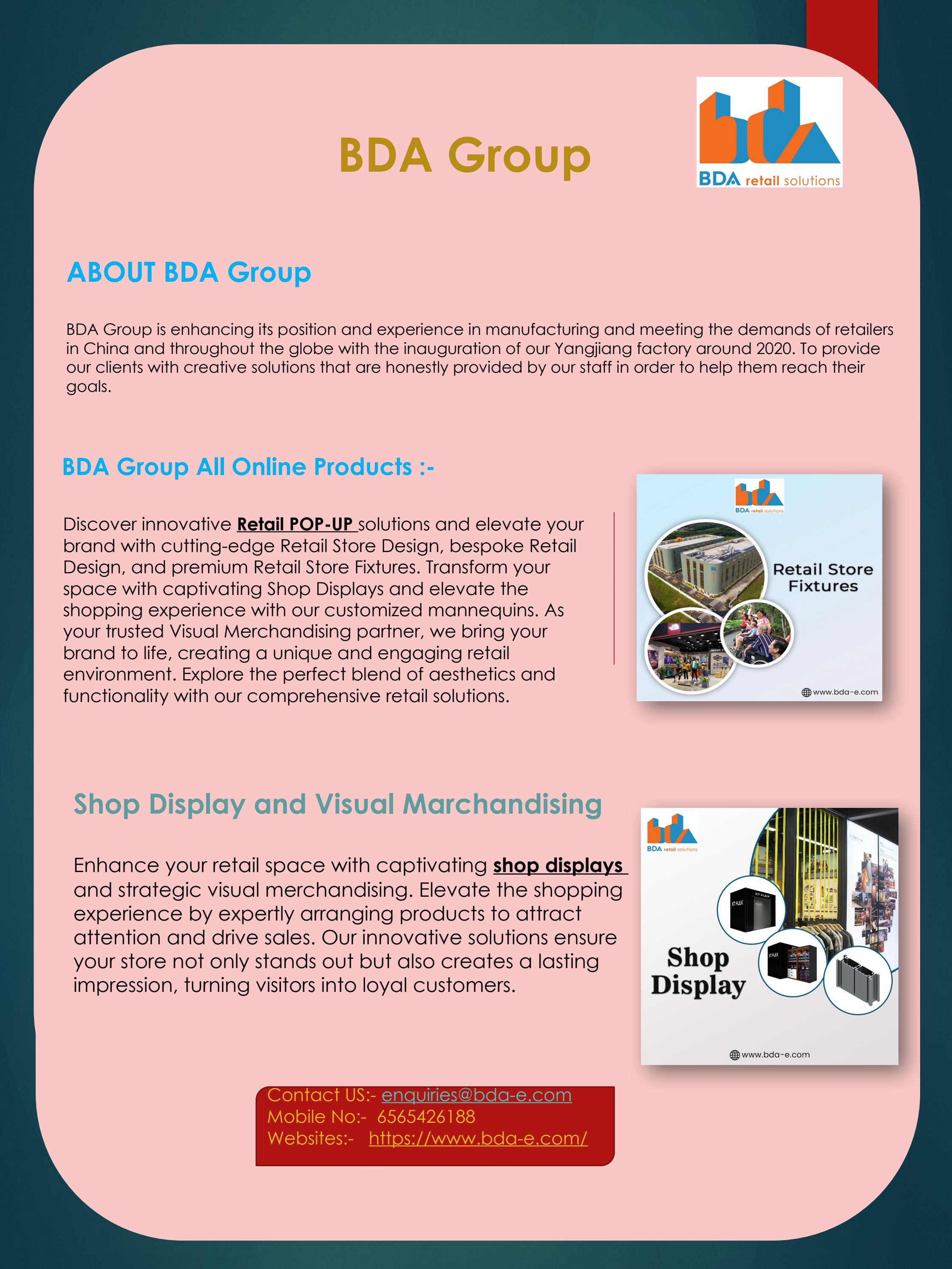 BDA Group Shop Displays and Strategic Visual Merchandising by BDA Group ...