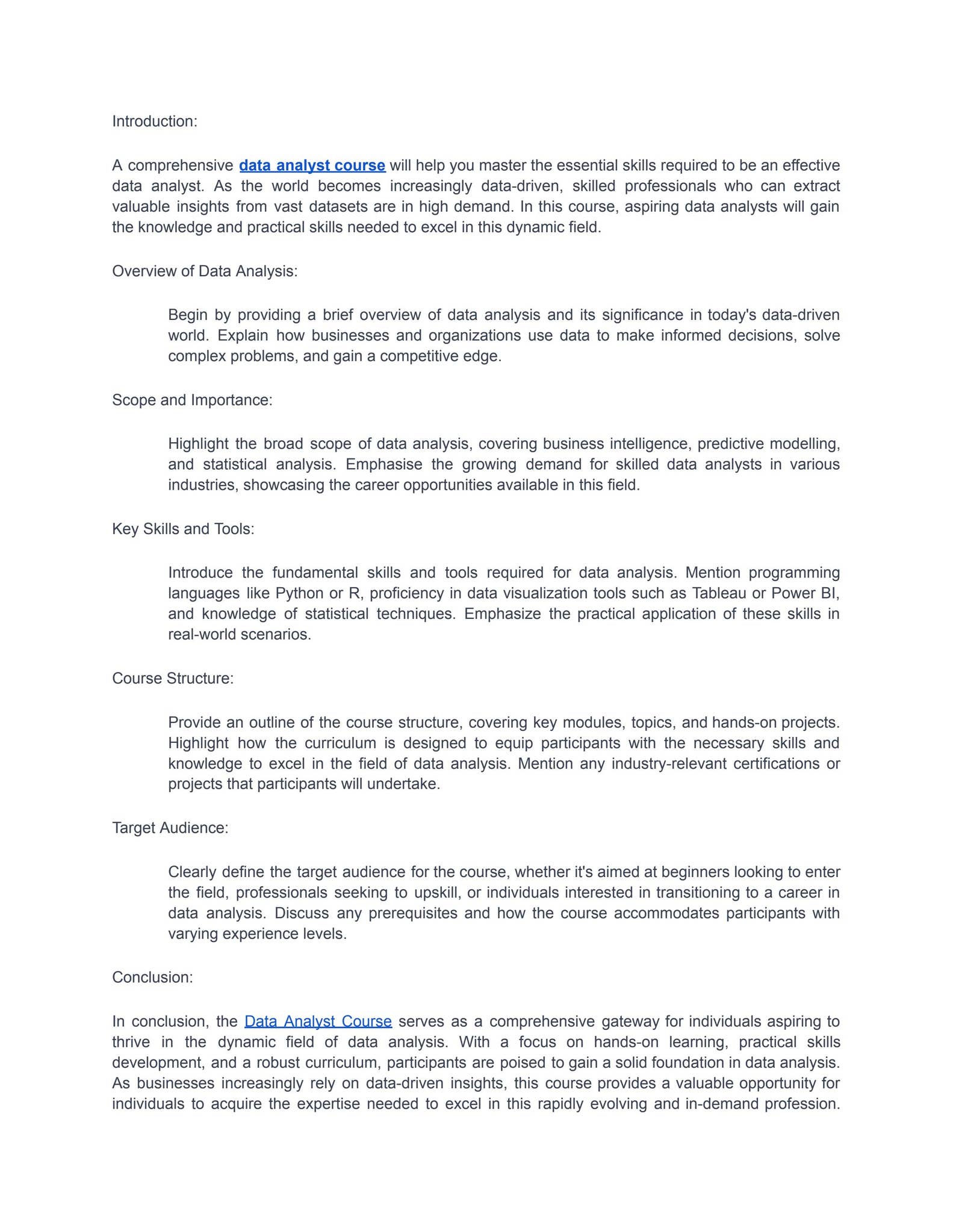 Data Analyst Course by ExcelR- Data Science, Data Analyst, Business ...