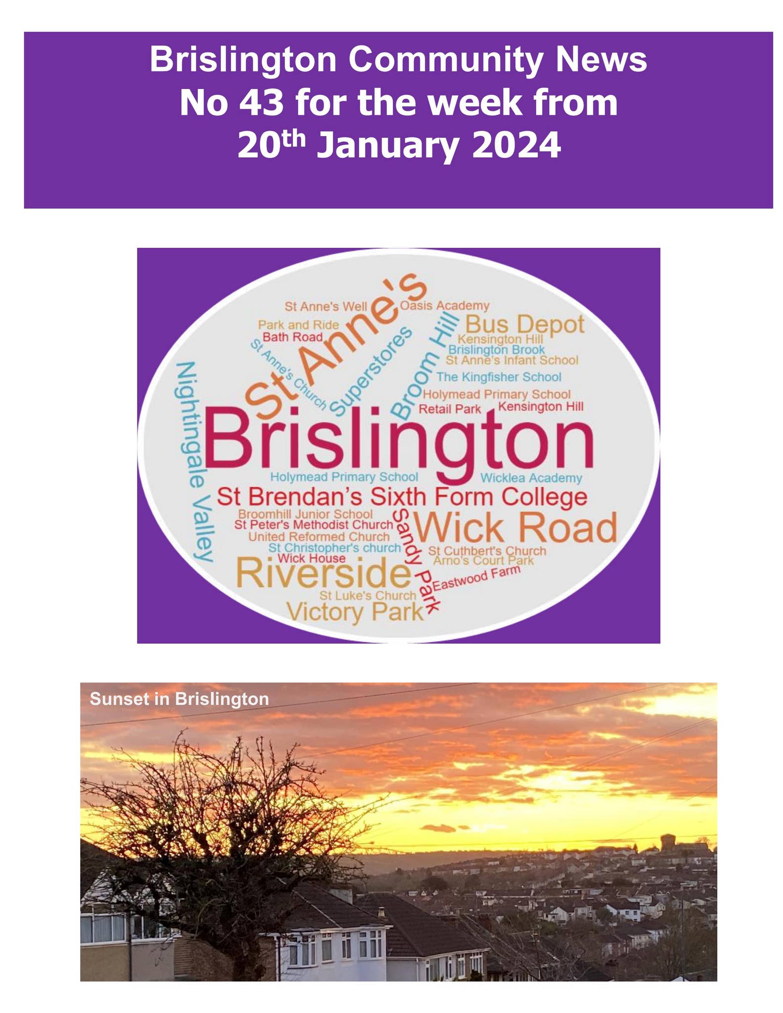 No 43 Brislington Community News 20th January 2024 by Guywilkinson22 ...