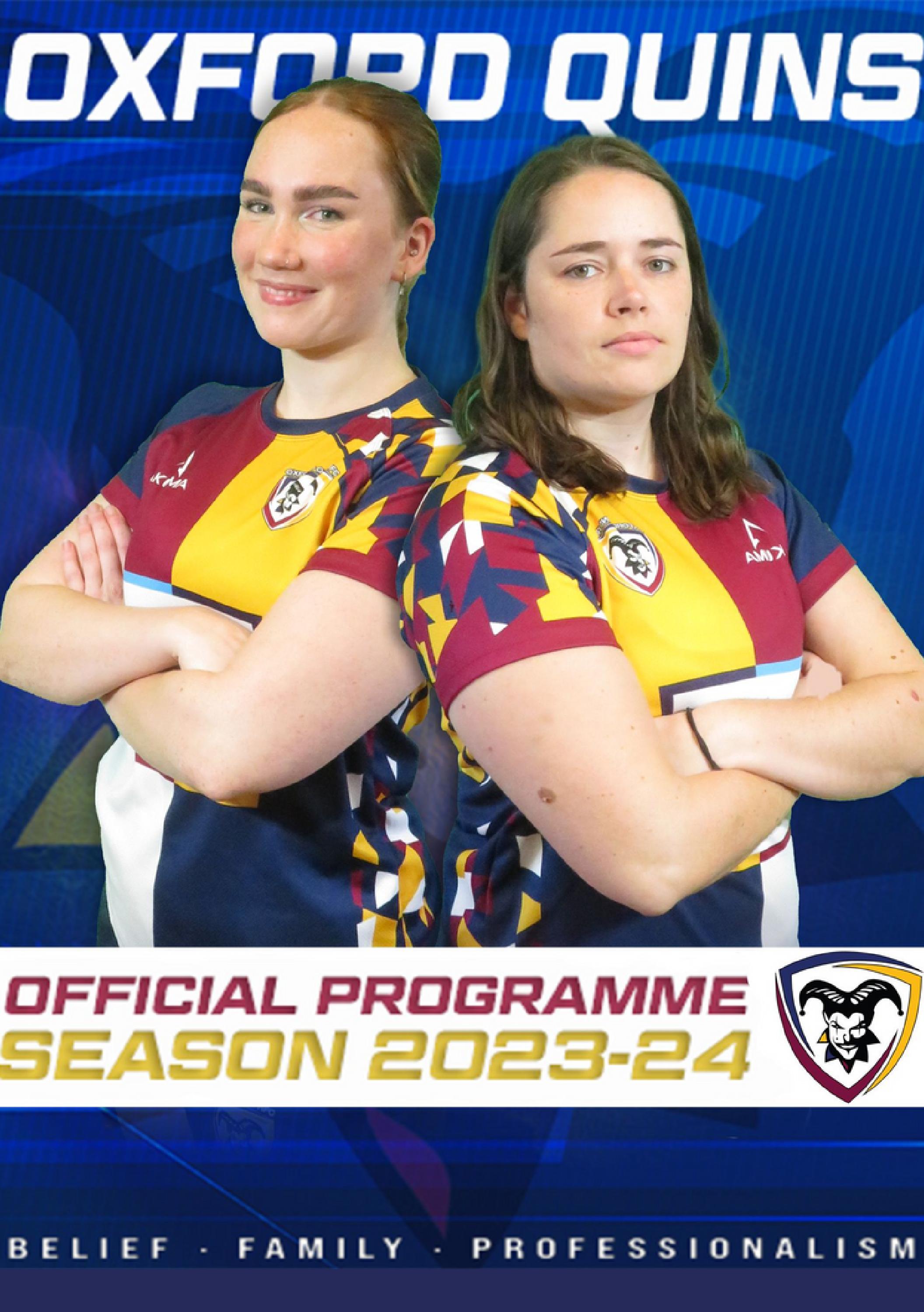 Oxford Quins Match Day Programme 19.01.24 by OxfordQuins - Issuu