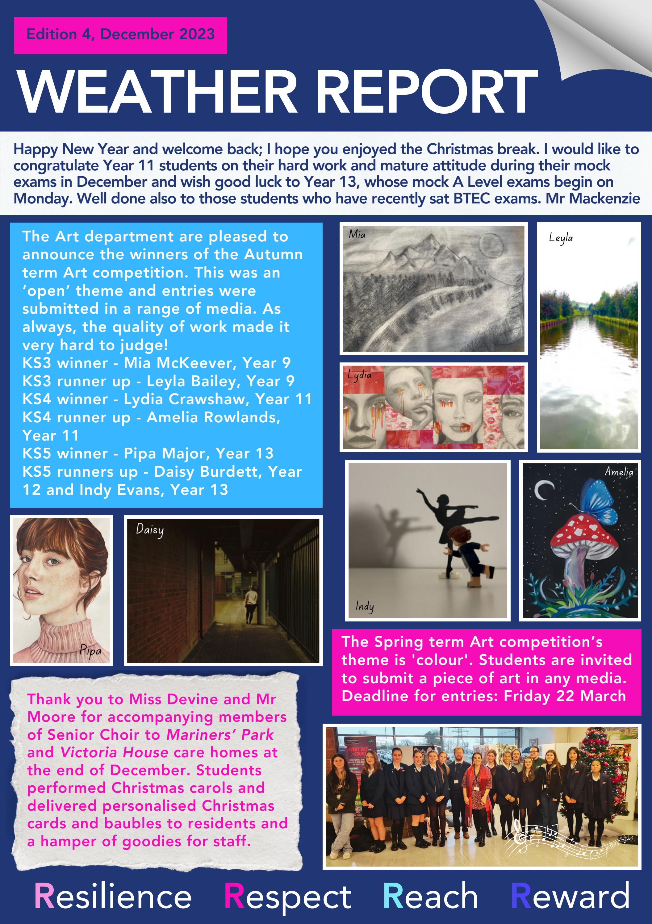 Weather Report by Weatherhead High School - Issuu