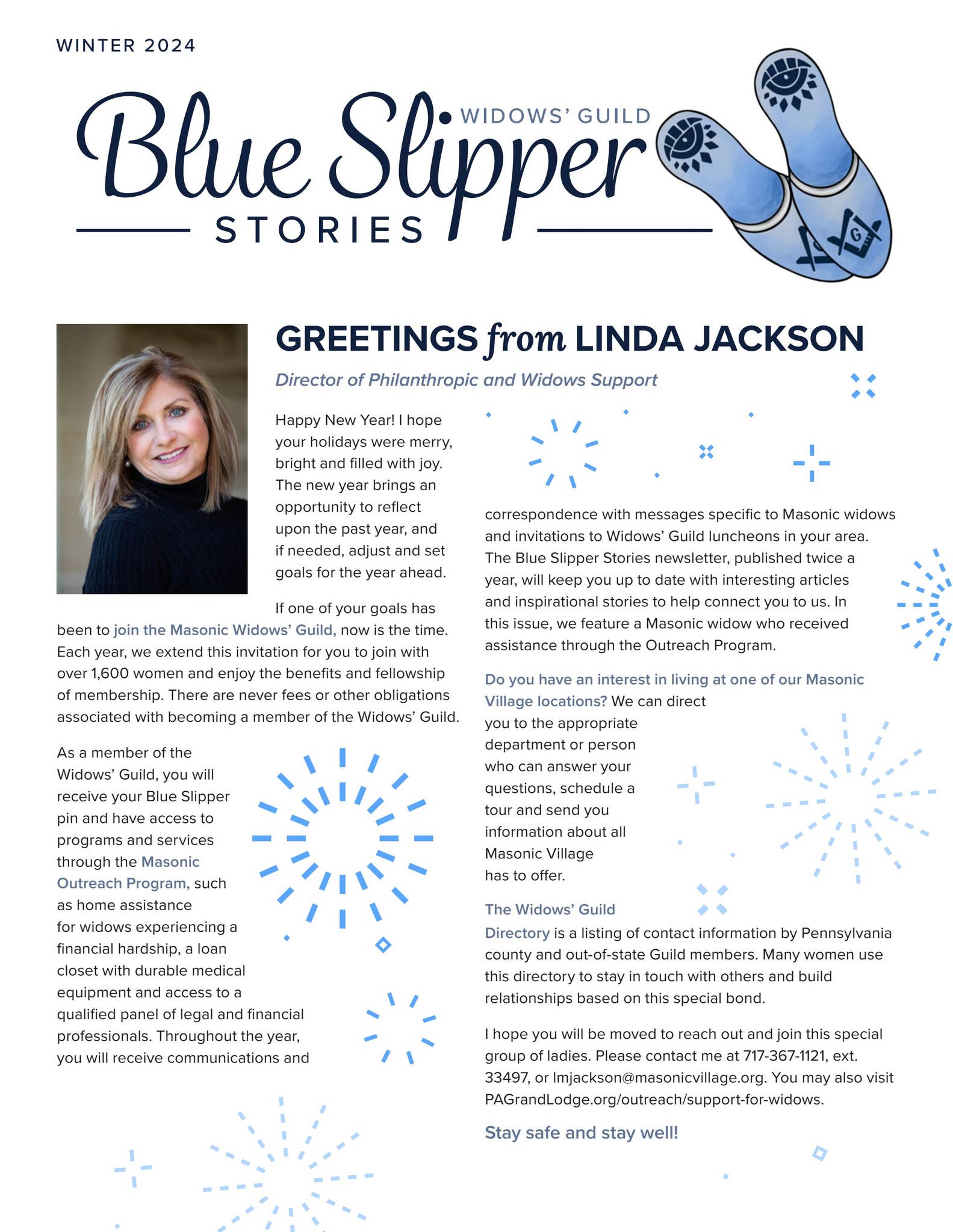 Blue Slipper Stories - Winter, 2024 by Masonic Village - Issuu