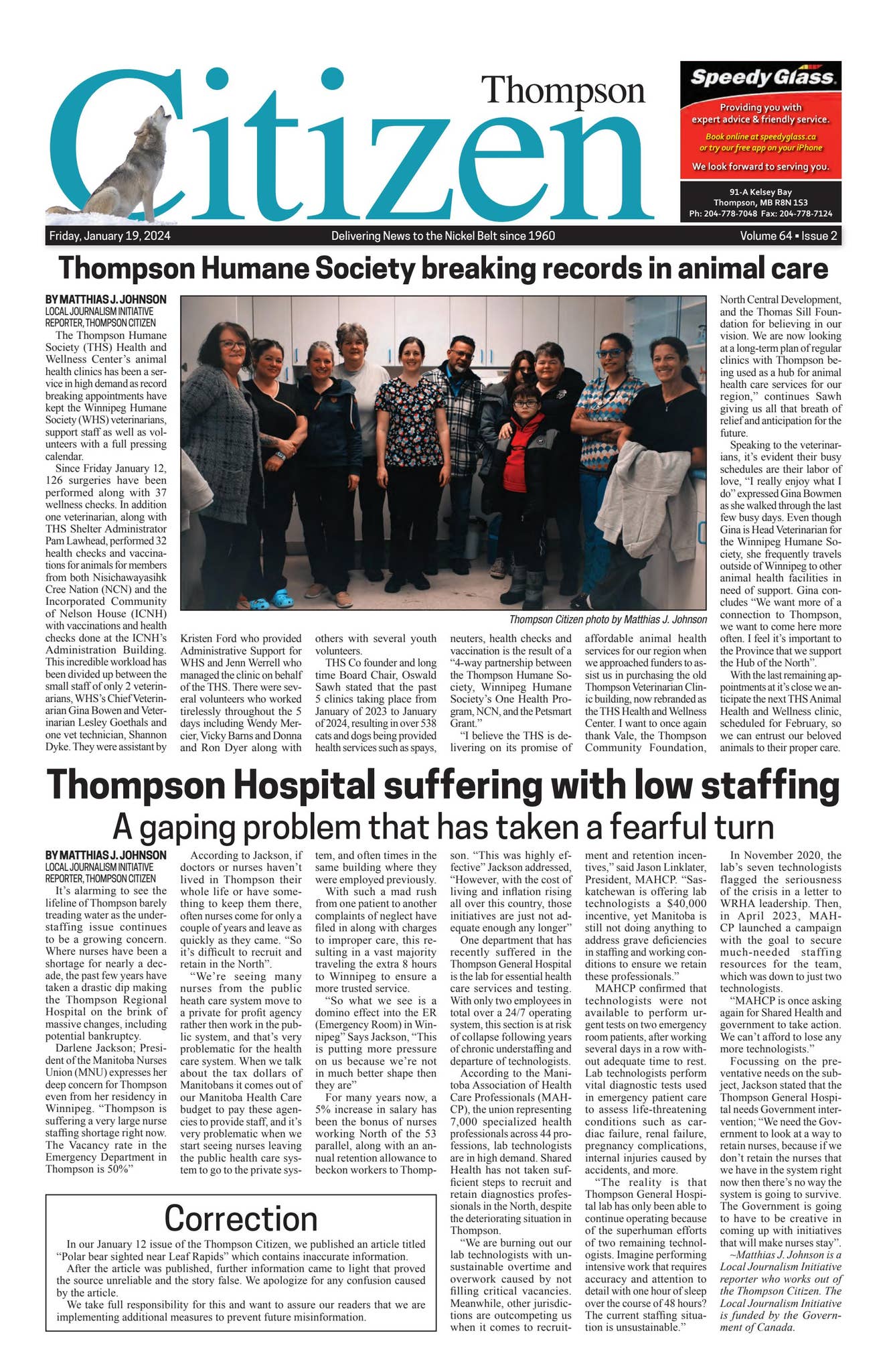January 19 2024 by Thompson Citizen - Issuu