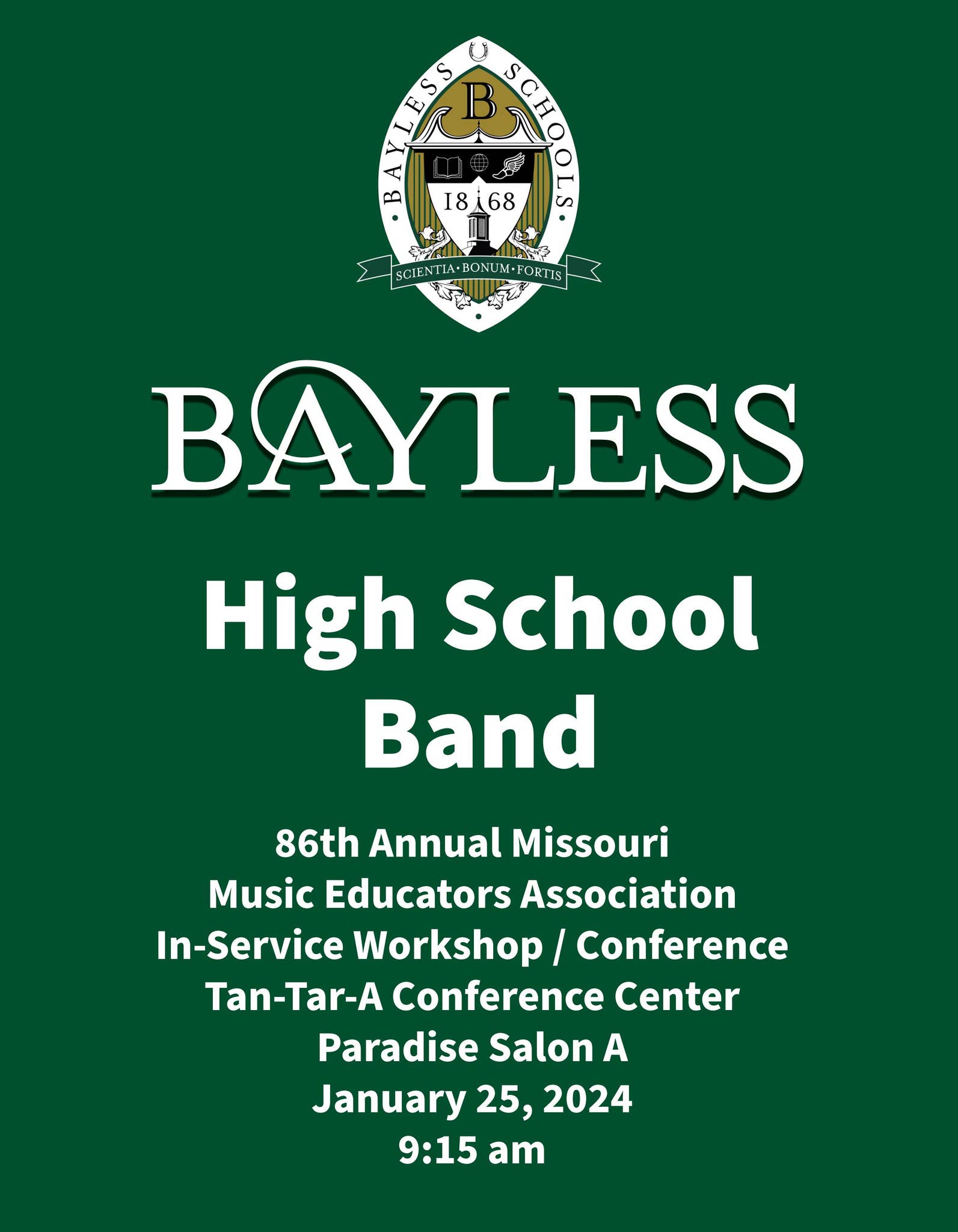 2024 Bayless Bands MMEA by BaylessSchools - Issuu