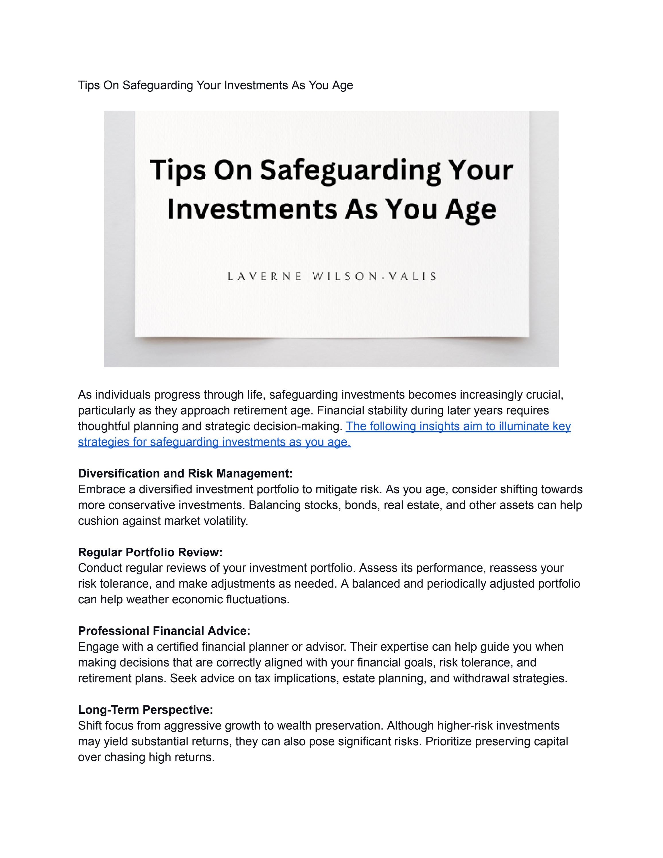 Laverne Wilson-Valis January 2024 Blogs by Laverne Wilson-Valis - Issuu