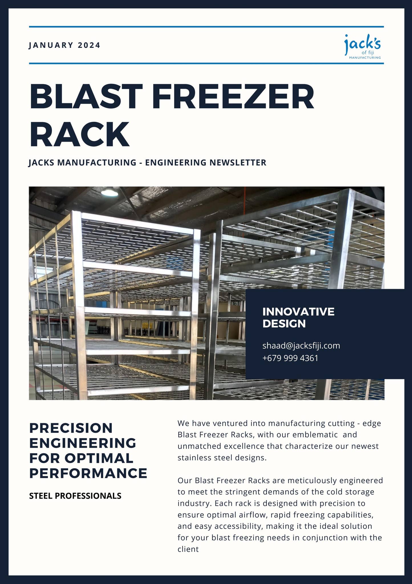 Jacks Manufacturing Engineering Newsletter - January Edition by Jack's ...