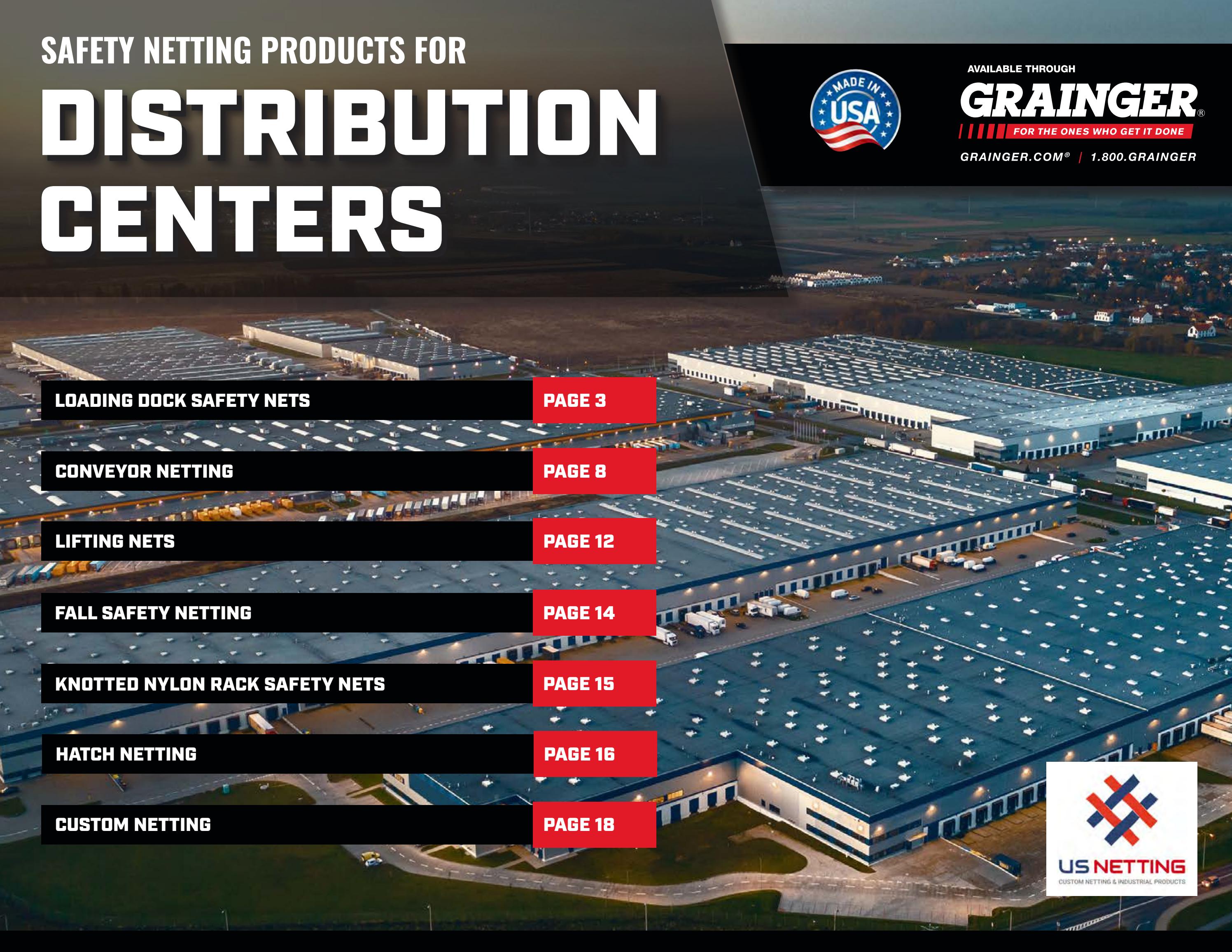 US Netting: Safety Netting Products for Distribution Centers Grainger ...