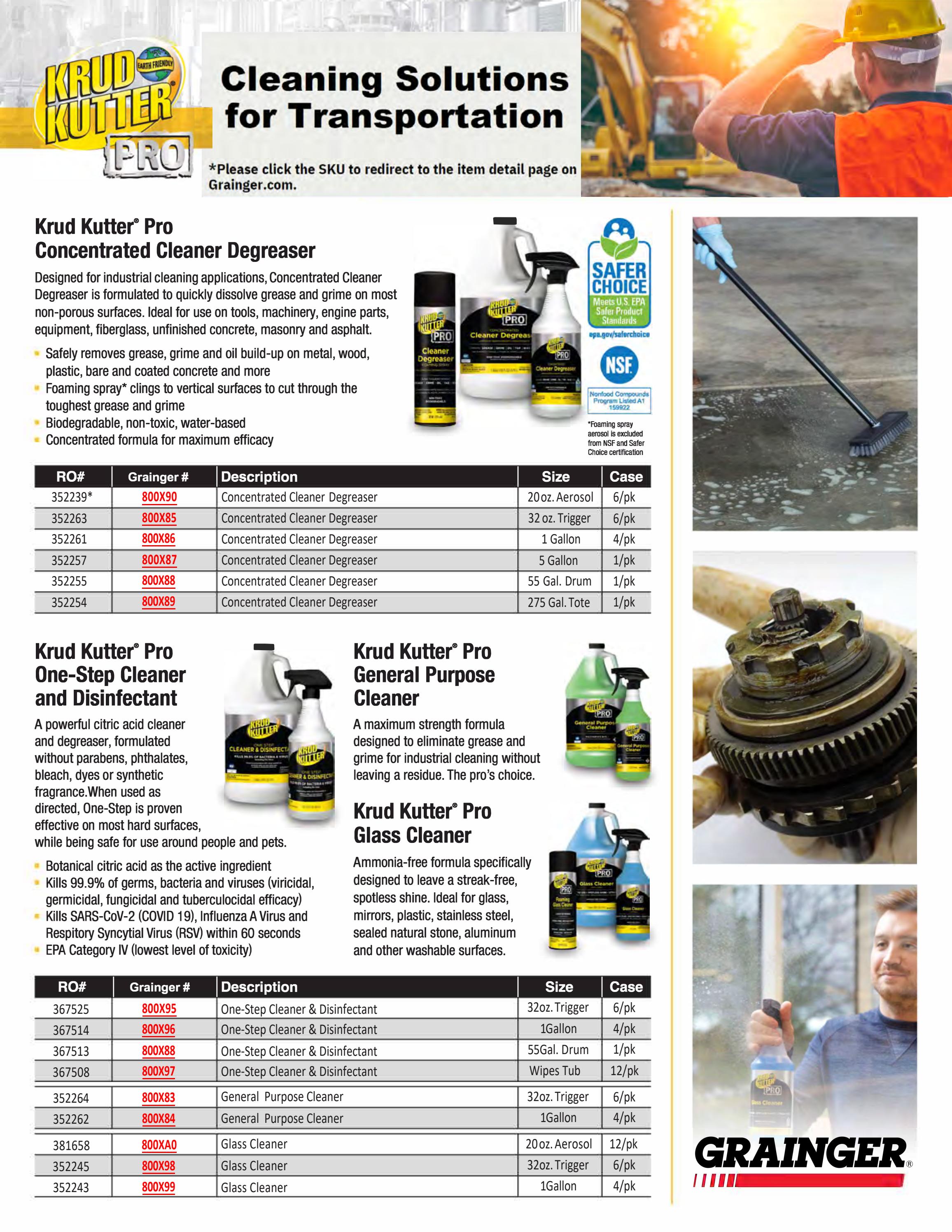 KrudKutterPro - Transportation Sell Sheet, Grainger by ISI Marketing ...