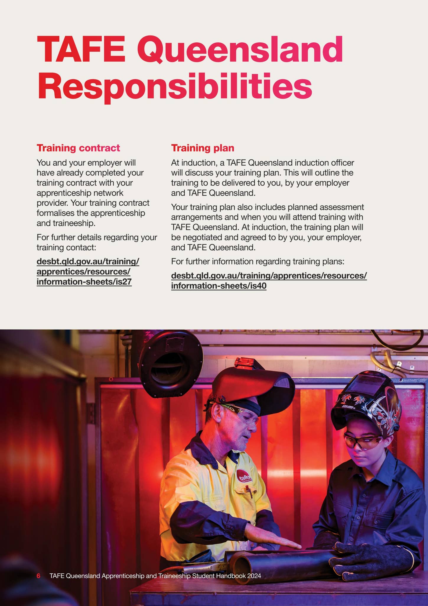 Apprenticeship and Traineeship Student Handbook - 2024 by tafeqldgc - Issuu