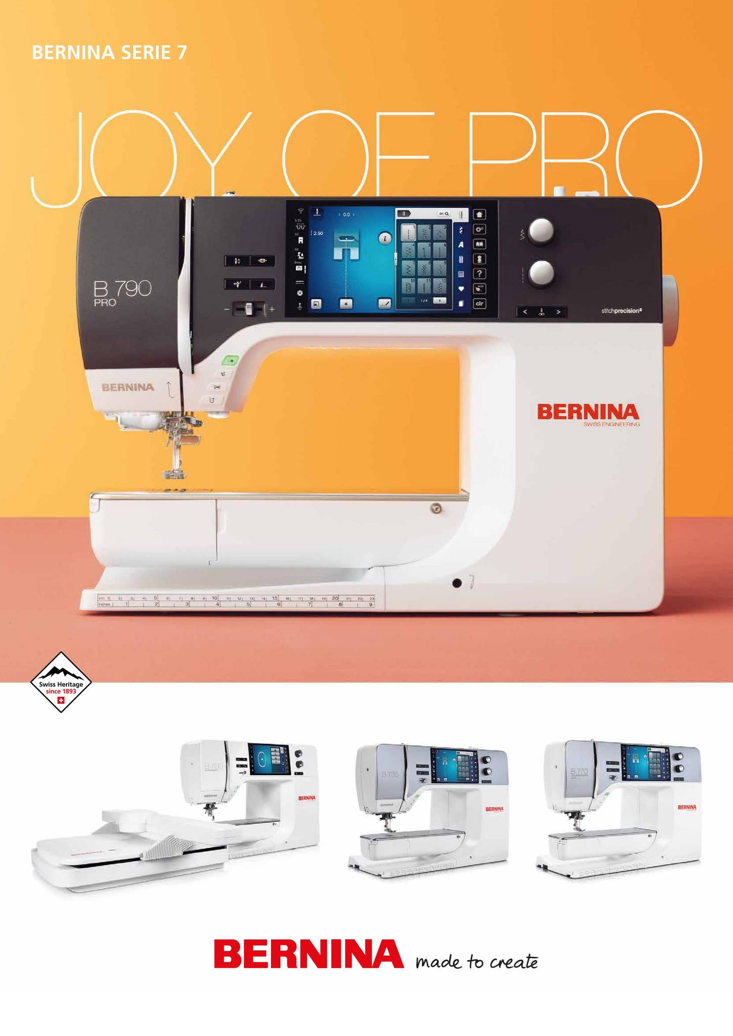 BERNINA 790 PRO brochure Spanish by Bernina International AG - Issuu