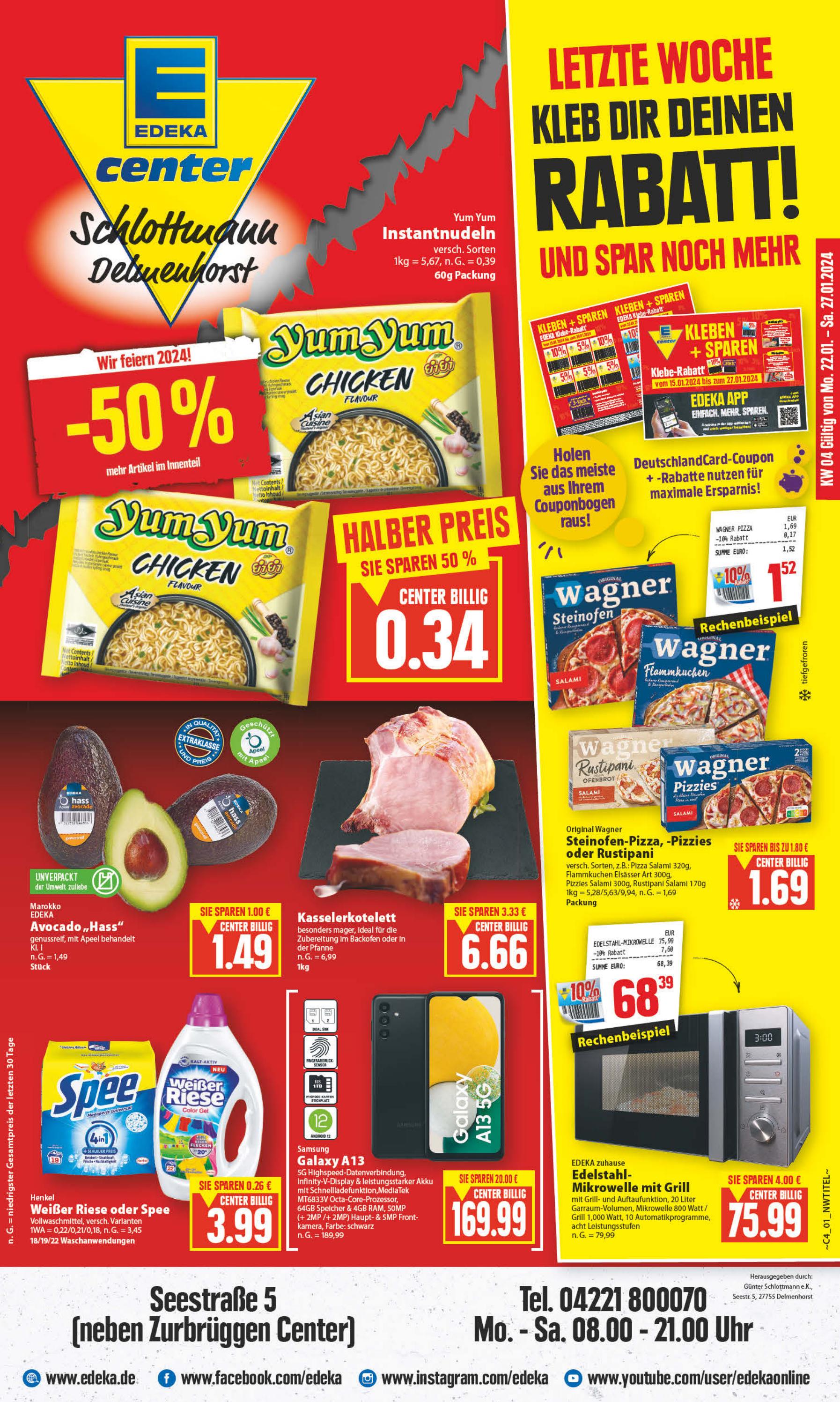 Prospekt von E-Center Delmenhorst vom 22.01.2024 by Weser Wochenblatt Verlagsgesellschaft mbH ...