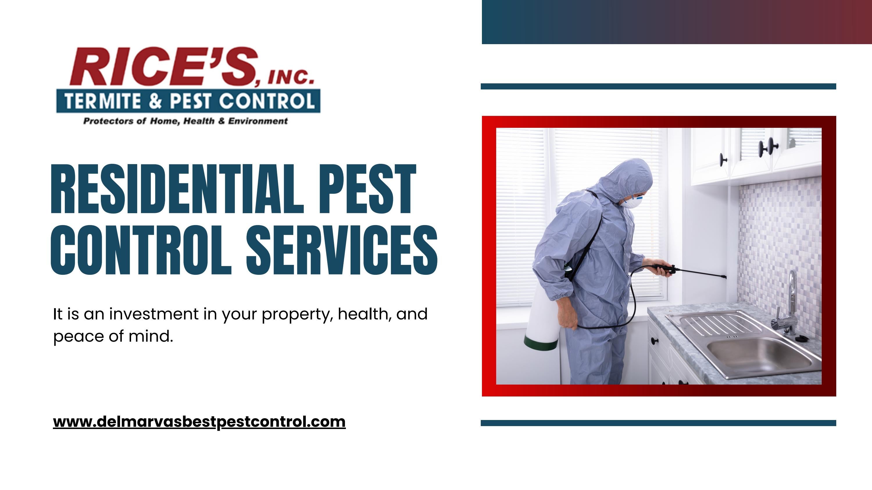 Unveiling the Importance of Residential Pest Control Services by Rice's ...