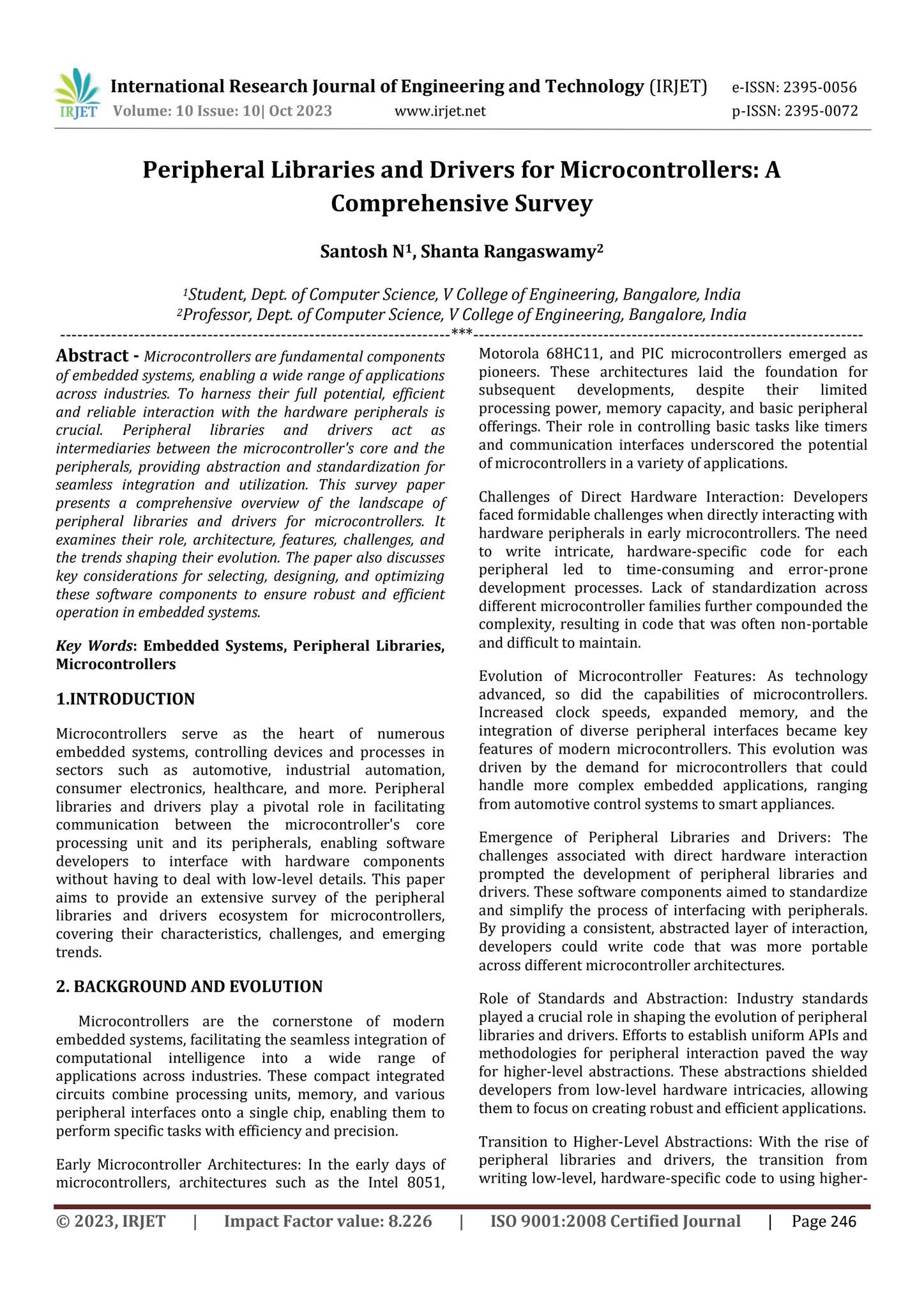 Peripheral Libraries and Drivers for Microcontrollers: A Comprehensive ...