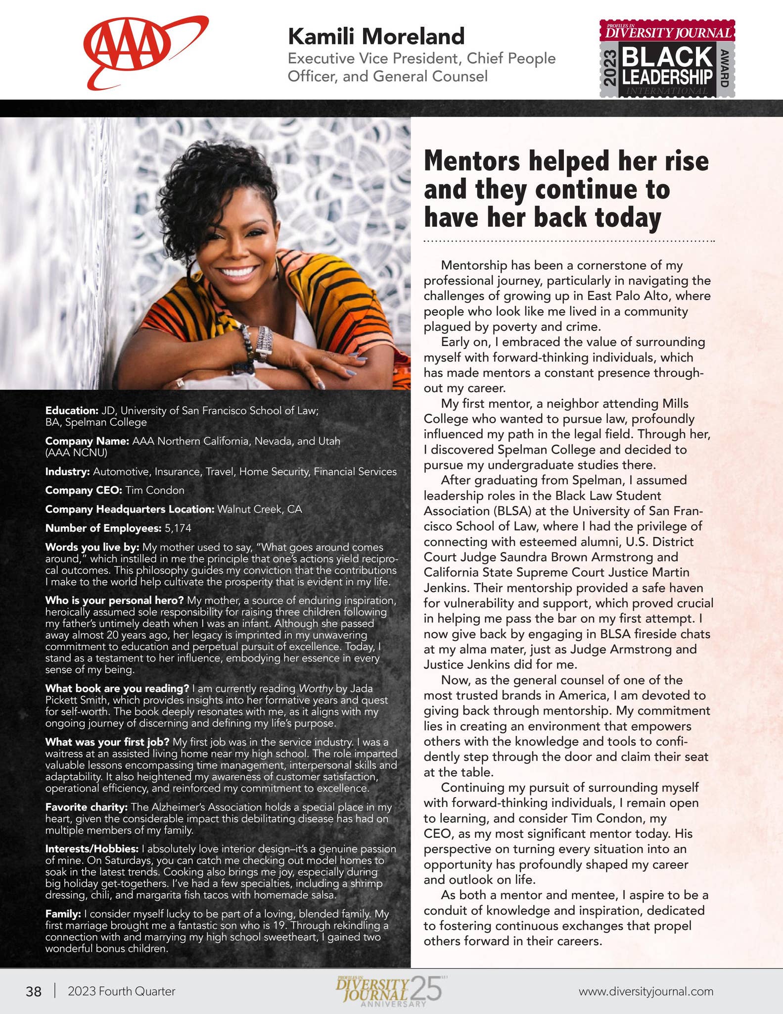 Diversity Journal Fourth Quarter Magazine 2023 by Leadership Journal ...